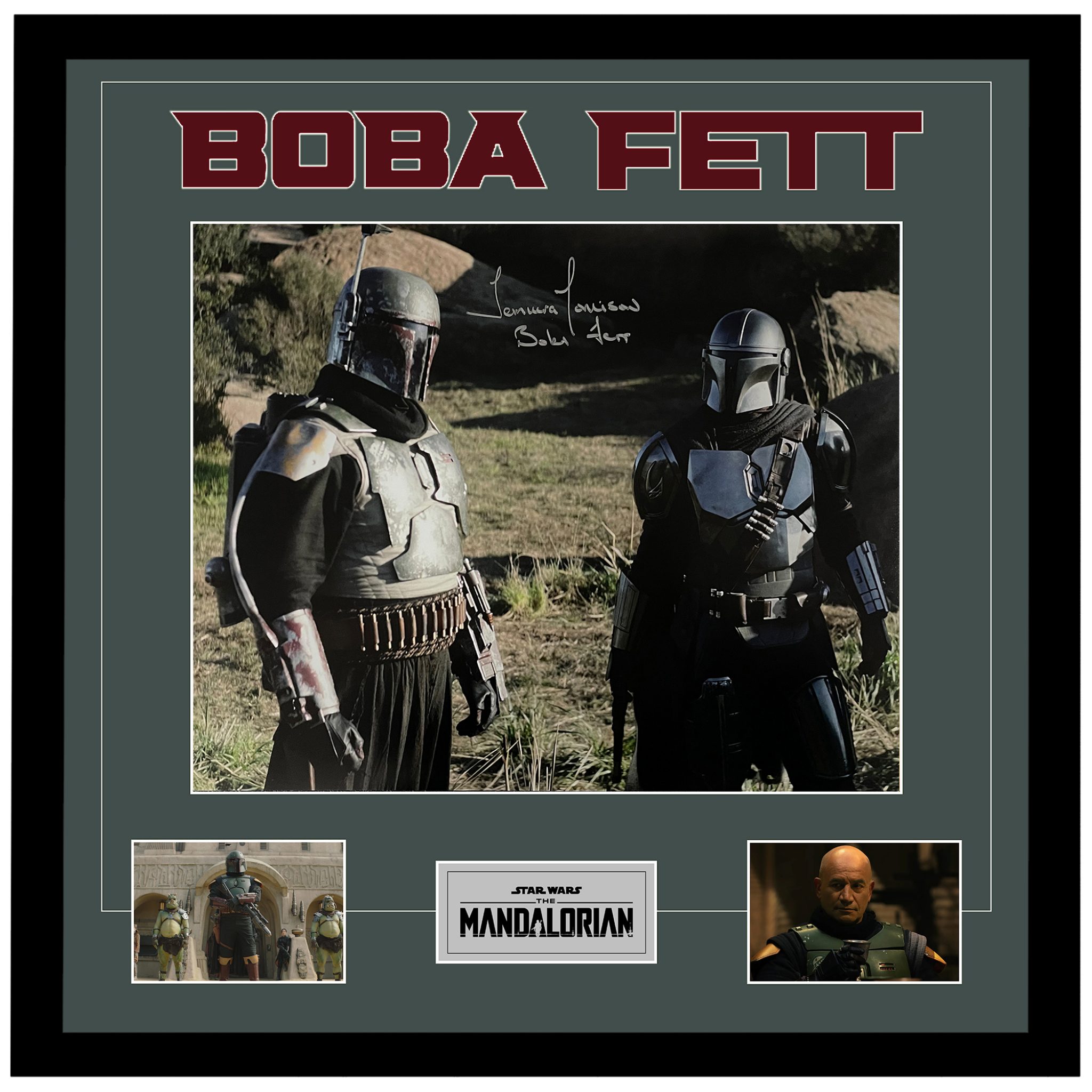 Temuera Morrison - The Mandalorian Signed & Framed 16x20 Photograph A ...