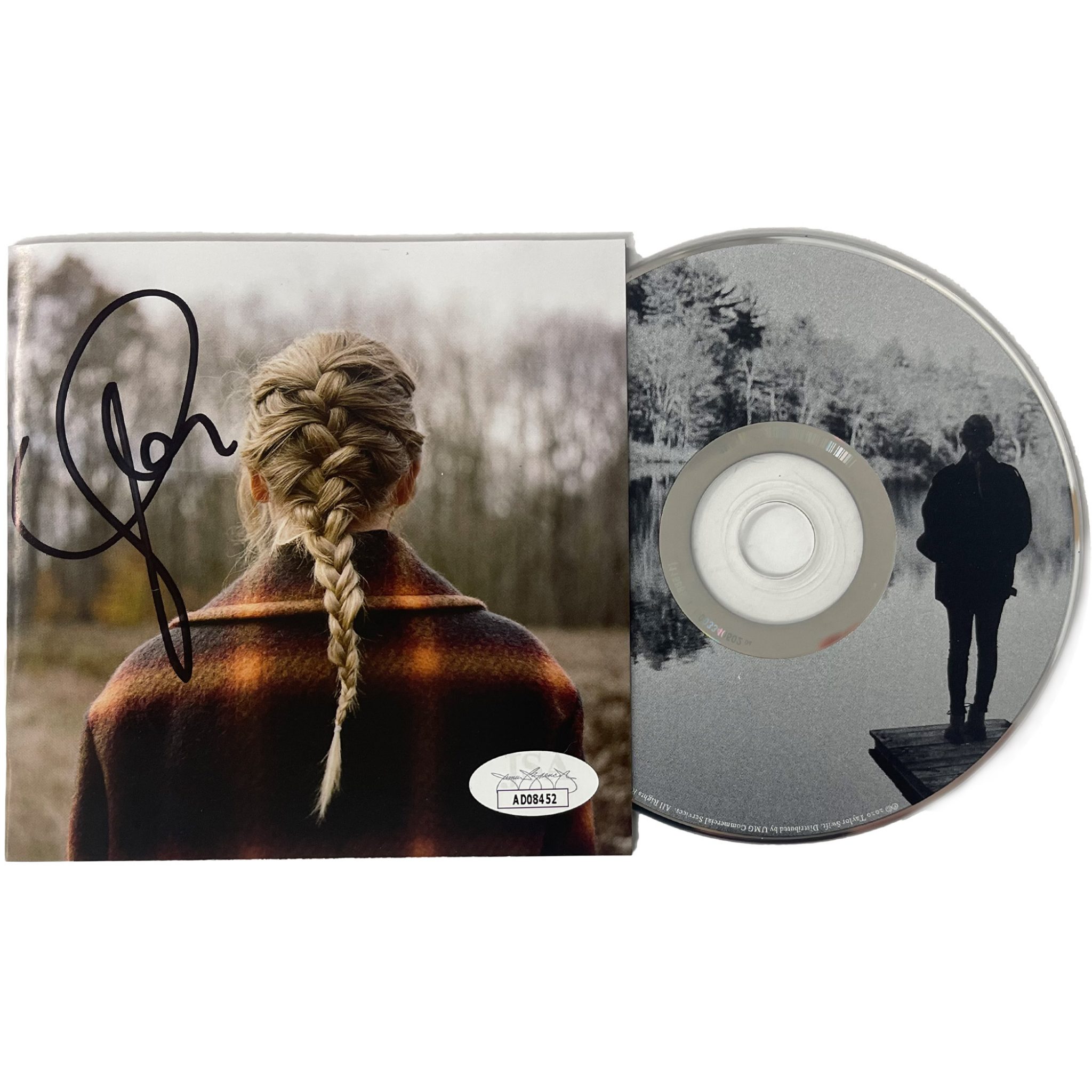 Taylor Swift - Signed & Framed Evermore CD Cover Deluxe Display (JSA ...