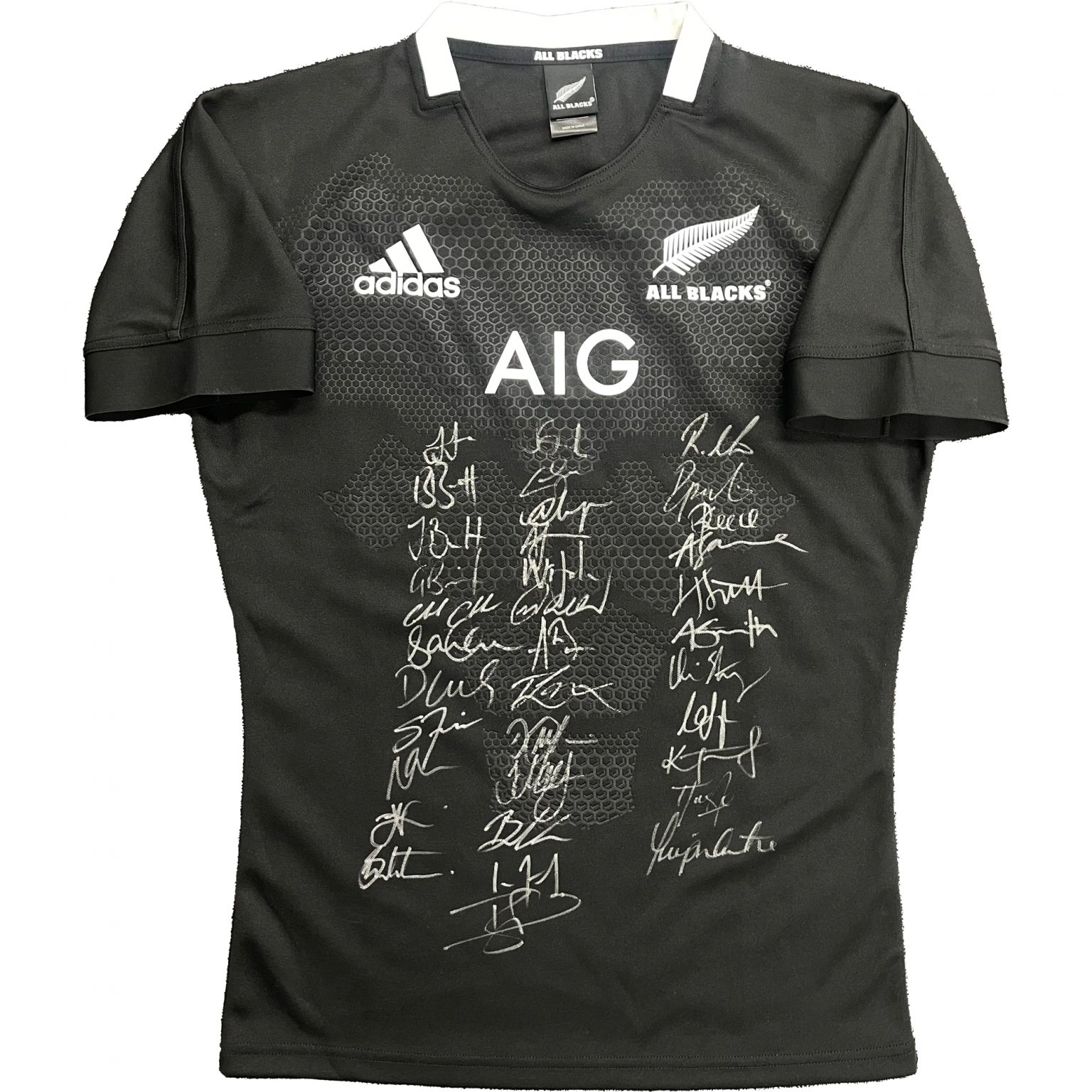 New Zealand All Blacks - 2020 Squad Signed Jersey | Taylormade ...
