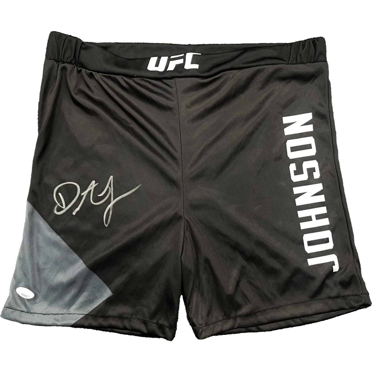 UFC - Demetrious Johnson Signed & Framed UFC Trunks (JSA Hologram ...