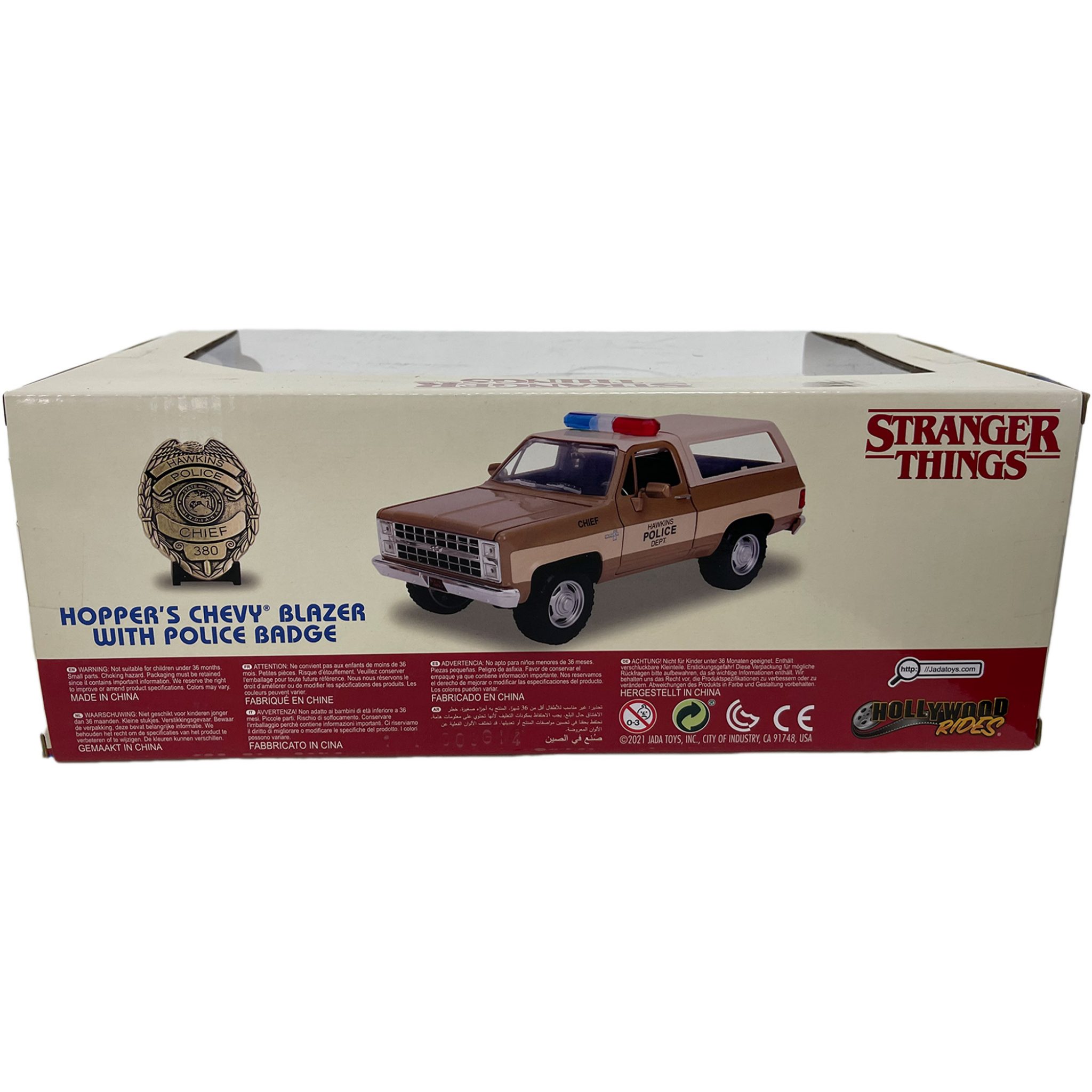 David Harbour - Hand Signed Chevy Blazer with Police Badge 1:24 Diecast ...