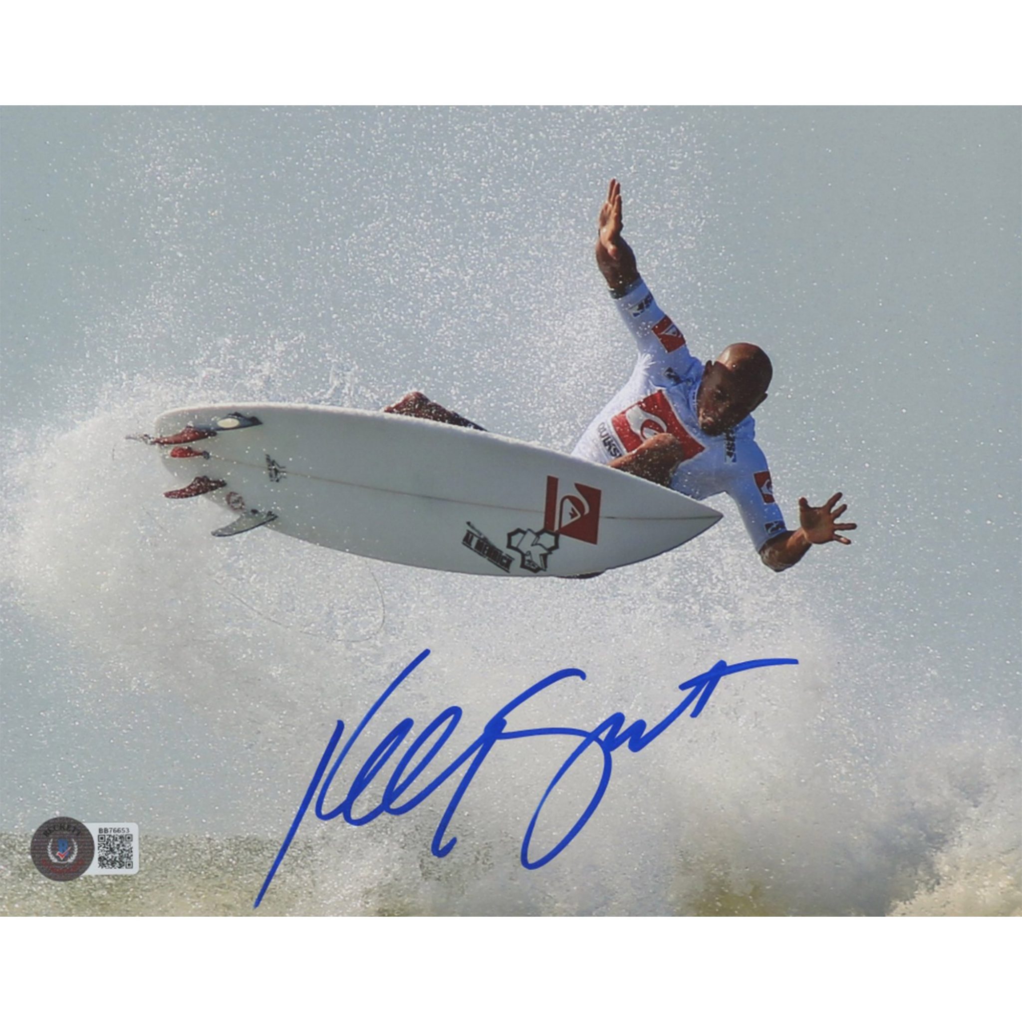Kelly Slater - Surfing Signed & Framed 8x10 Photo (Beckett COA ...