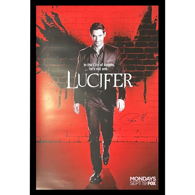 Tom Ellis Signed & Framed Lucifer Movie Poster | Taylormade Memorabilia
