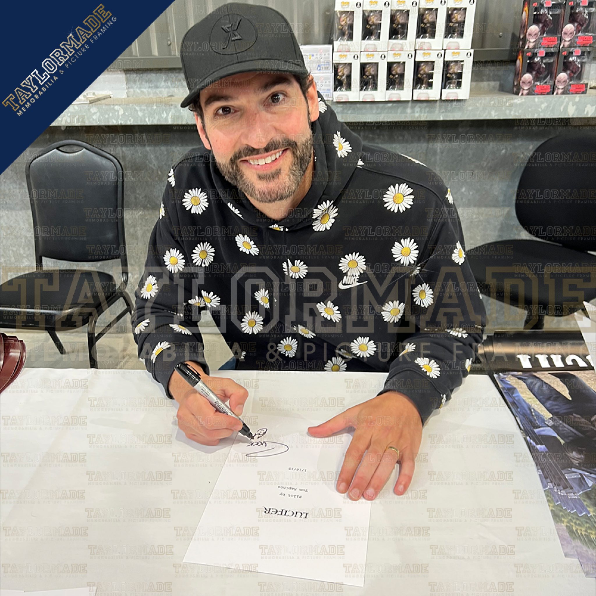 TOM ELLIS Signed & Framed Lucifer TV Script Cover | Taylormade ...