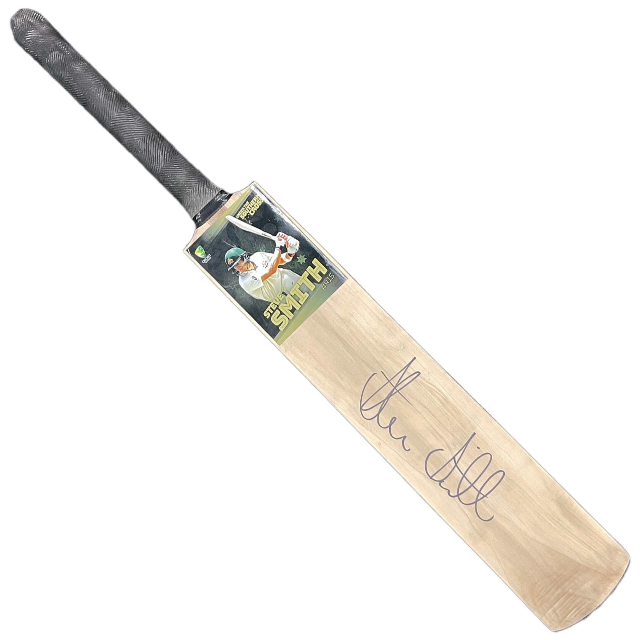 Steve Smith Hand Signed Custom Sticker Cricket Bat | Taylormade Memorabilia