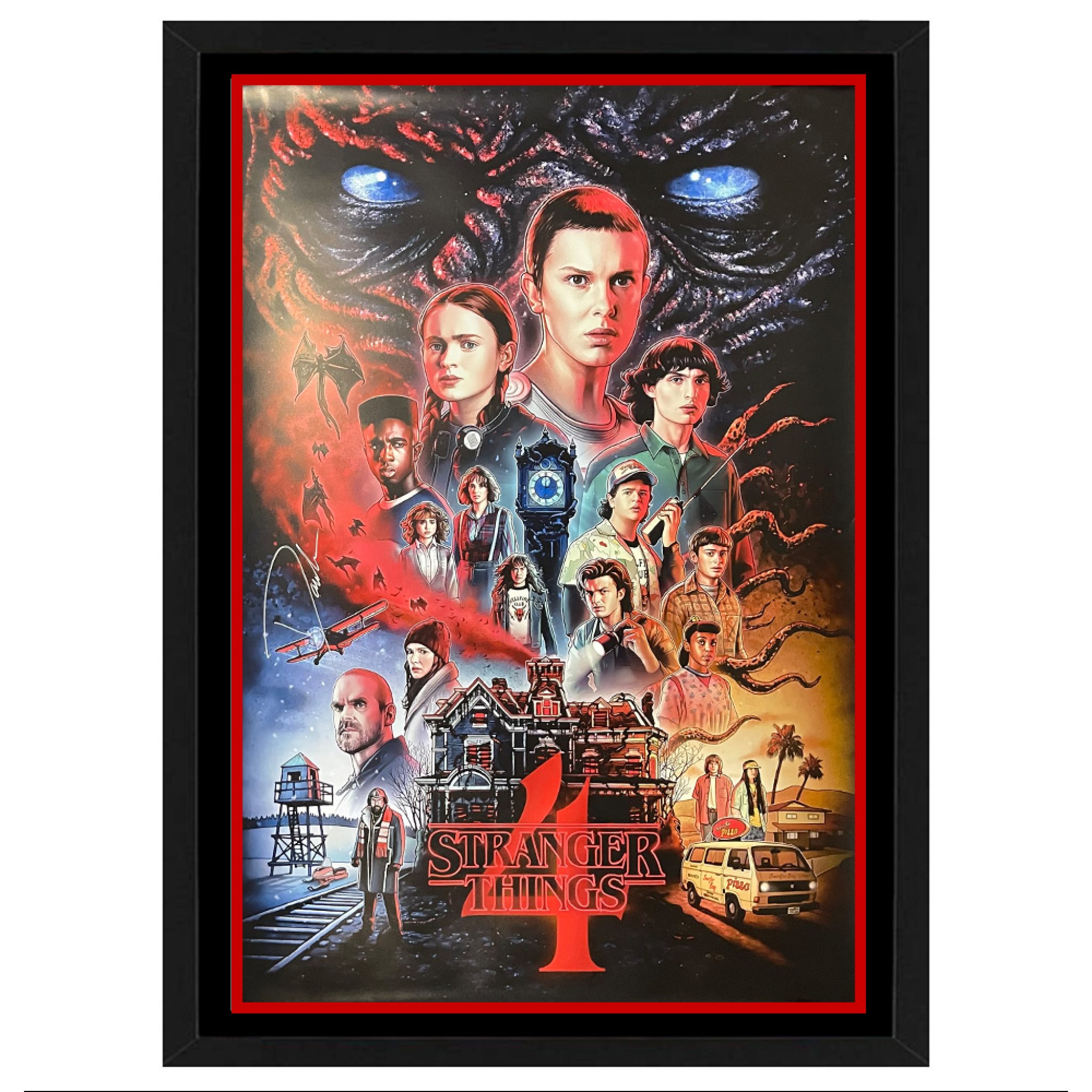 David Harbour - "Stranger Things" Signed & Framed Movie Poster ...