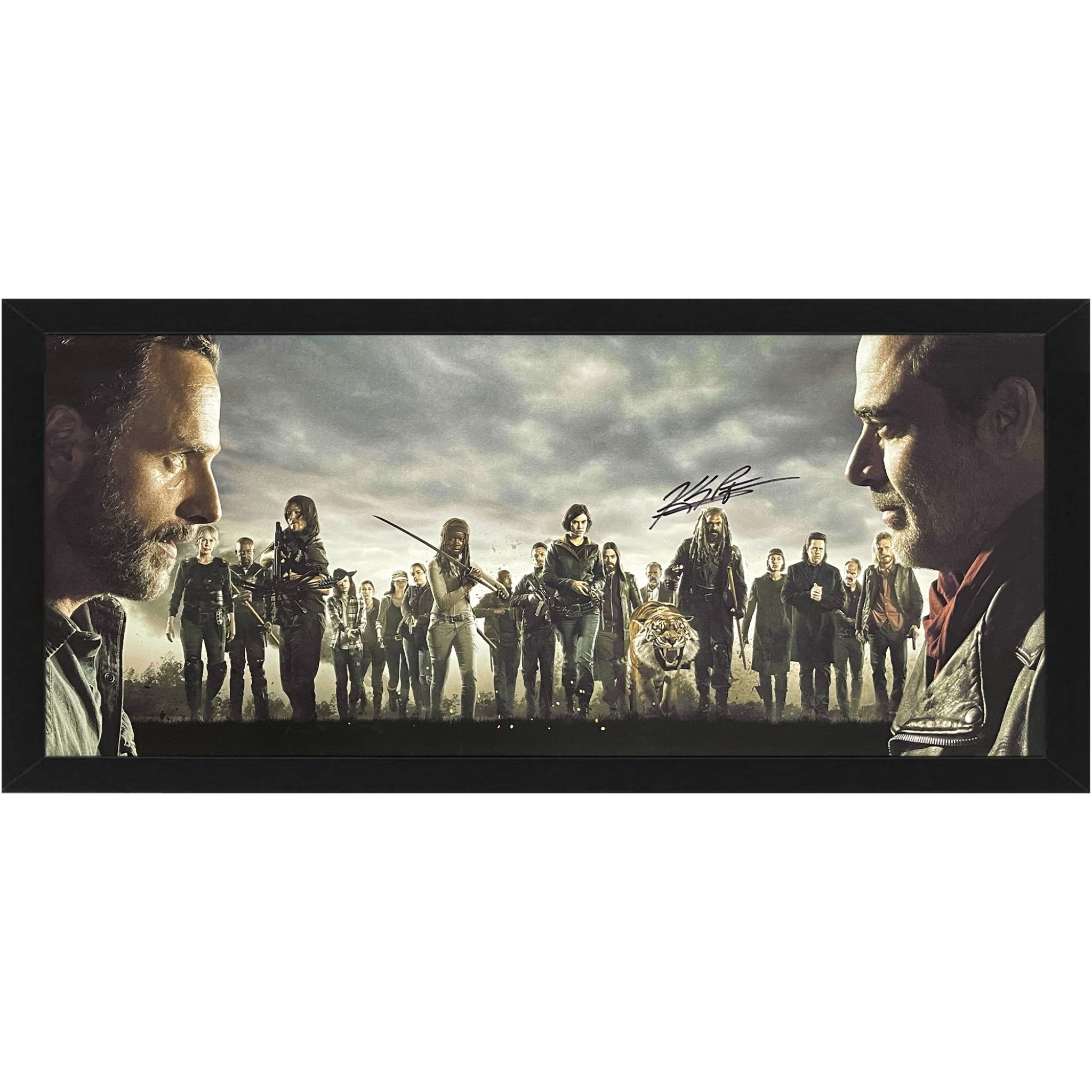 Khary Payton Signed & Framed Full Size The Walking Dead Movie Poster