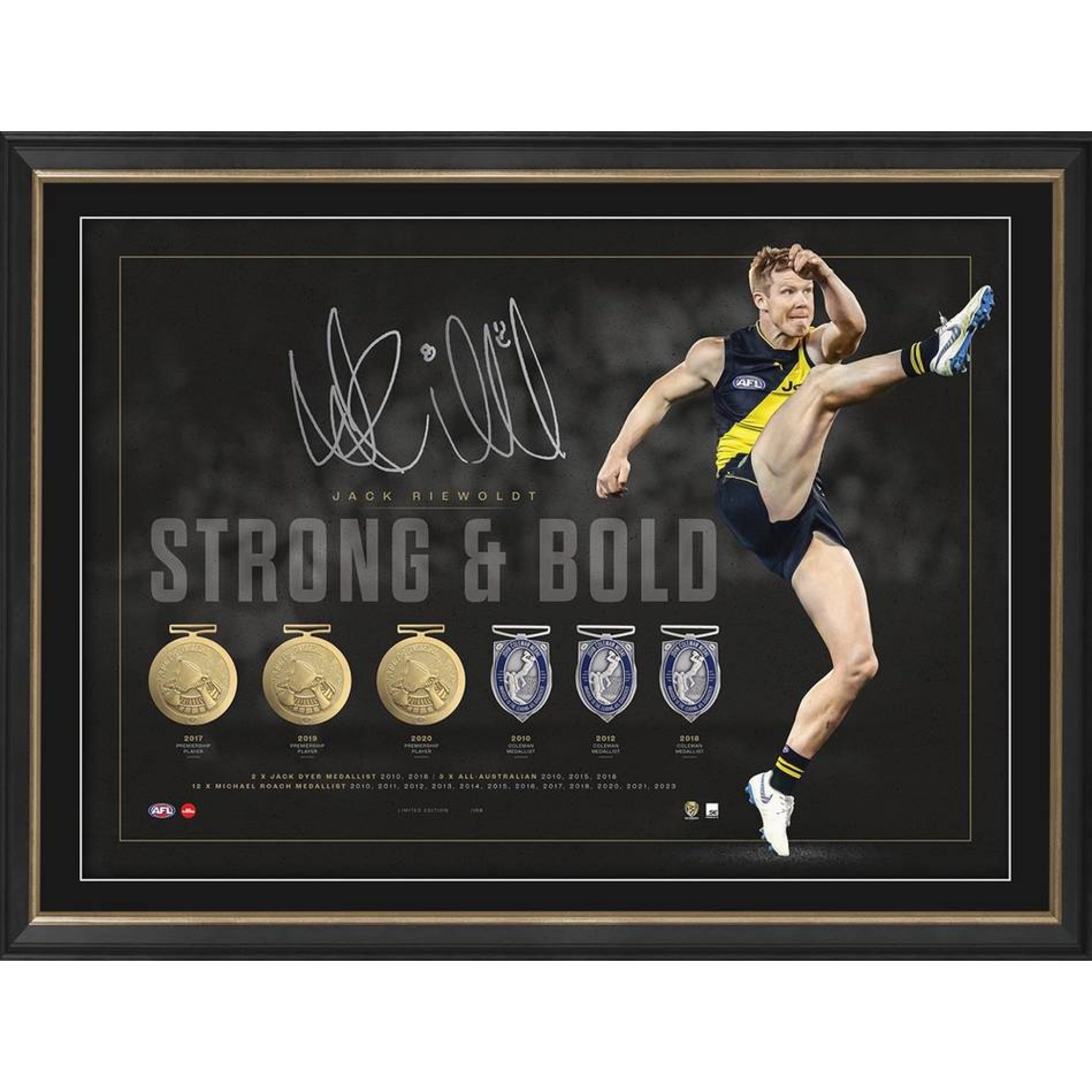 Richmond Tigers - JACK RIEWOLDT RETIREMENT SIGNED LITHOGRAPH ...