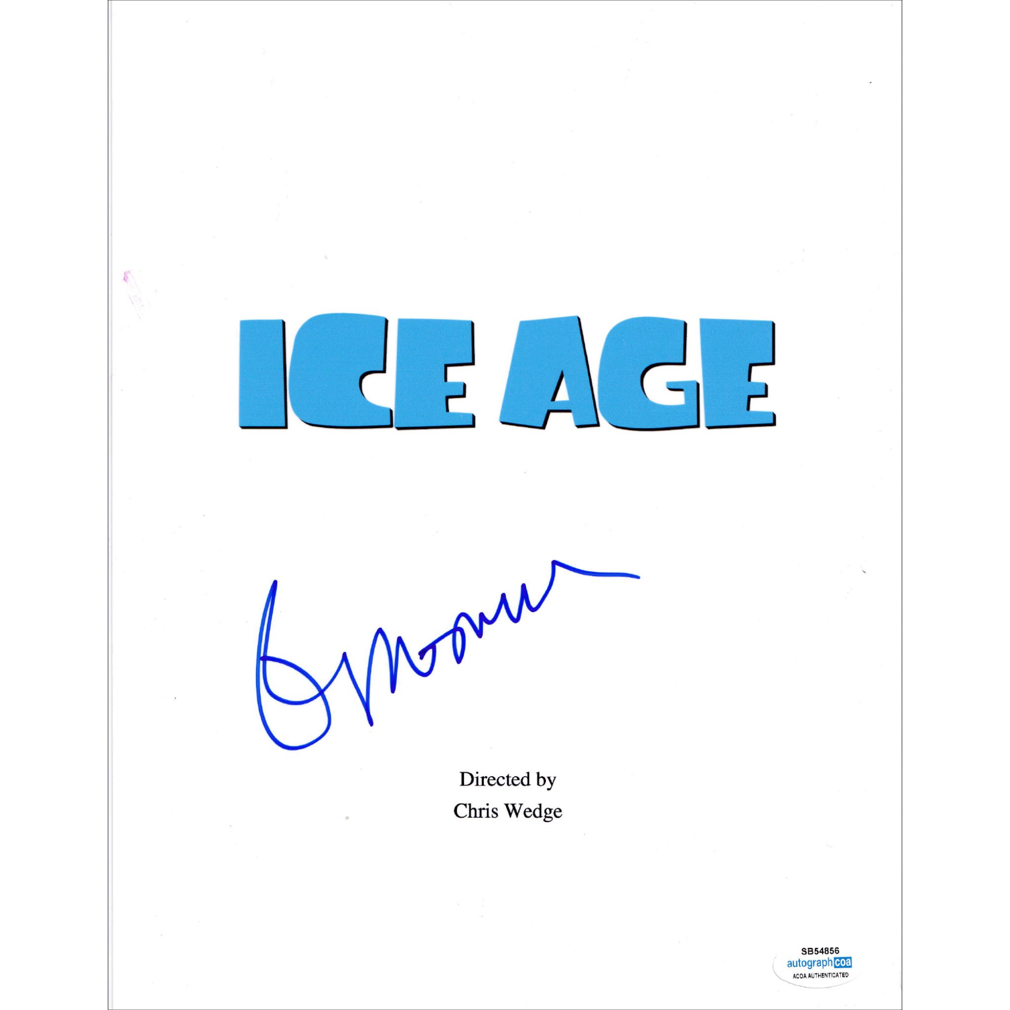 RAY ROMANO Signed & Framed "Ice Age" Movie Script Cover (ACOA Hologram ...