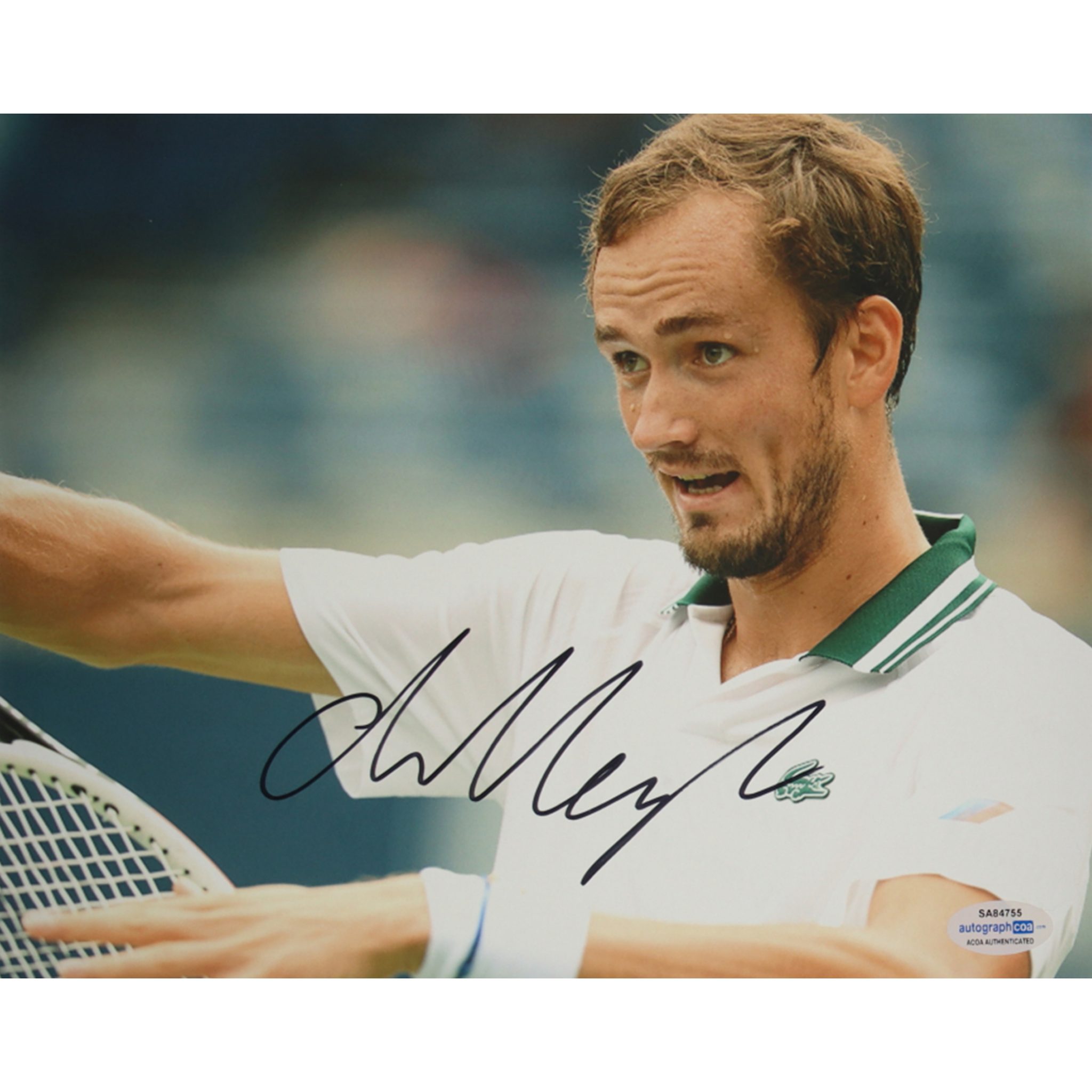 Tennis - Daniil Medvedev Signed & Framed 8x10 Photo Display (ACOA COA ...