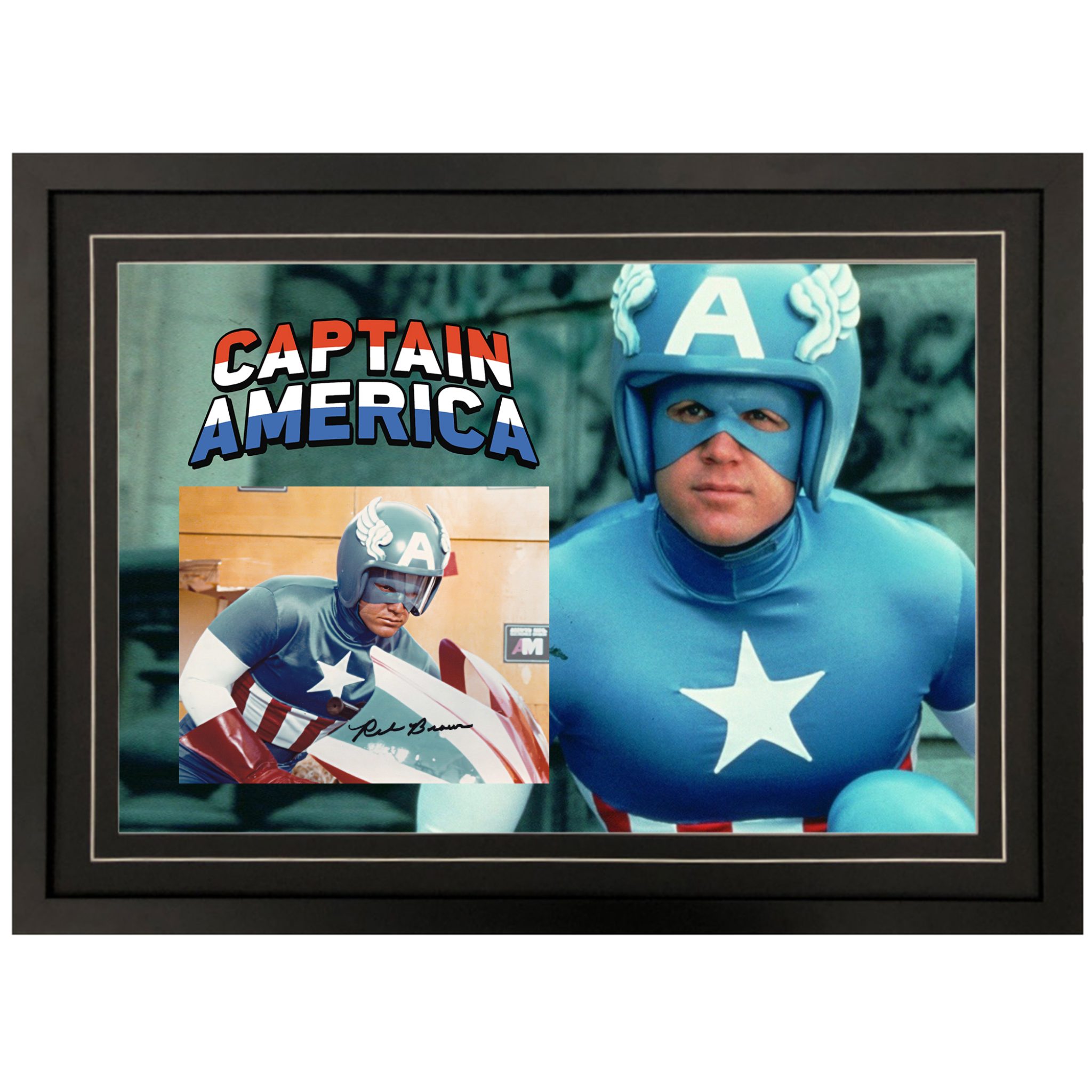 Reb Brown "Captain America" Signed & Framed 8x10 Photograph Display B ...