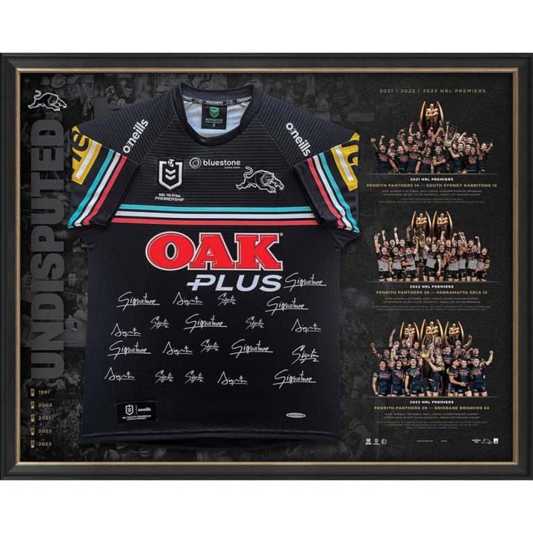 Penrith Panthers 2024 Premiers Signed Four Peat Panoramic | Taylormade ...