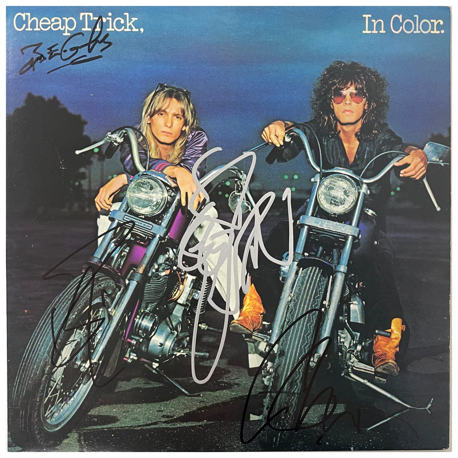 Music - Cheap Trick - In Color Signed & Framed Album Cover (JSA COA) | Taylormade Memorabilia ...