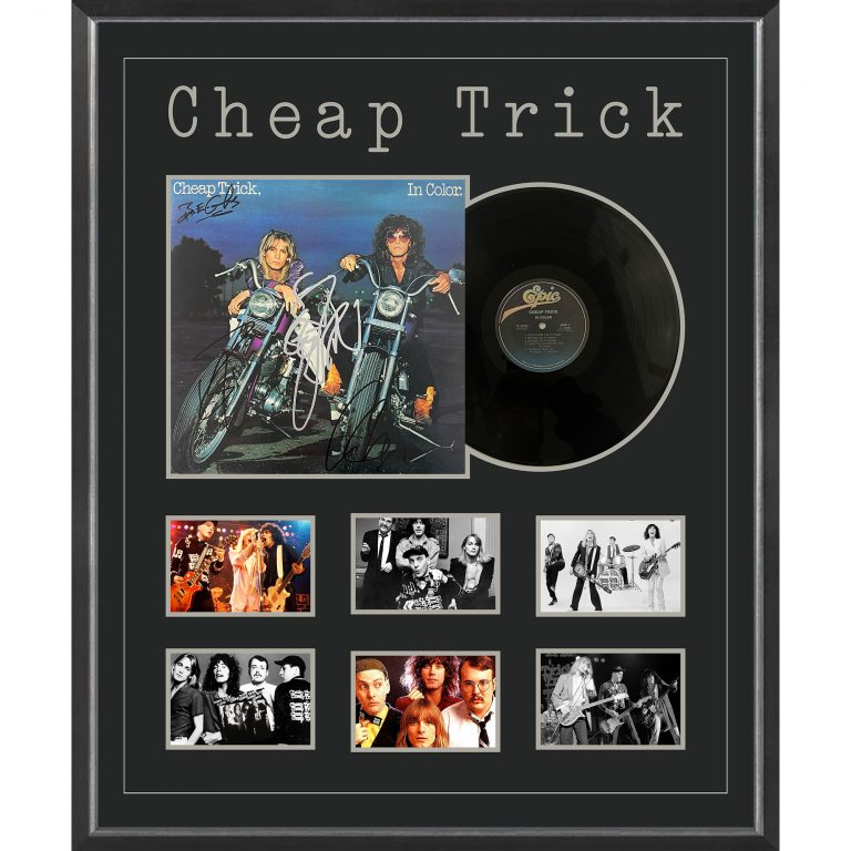 Music - Cheap Trick - In Color Signed & Framed Album Cover (JSA COA) | Taylormade Memorabilia ...