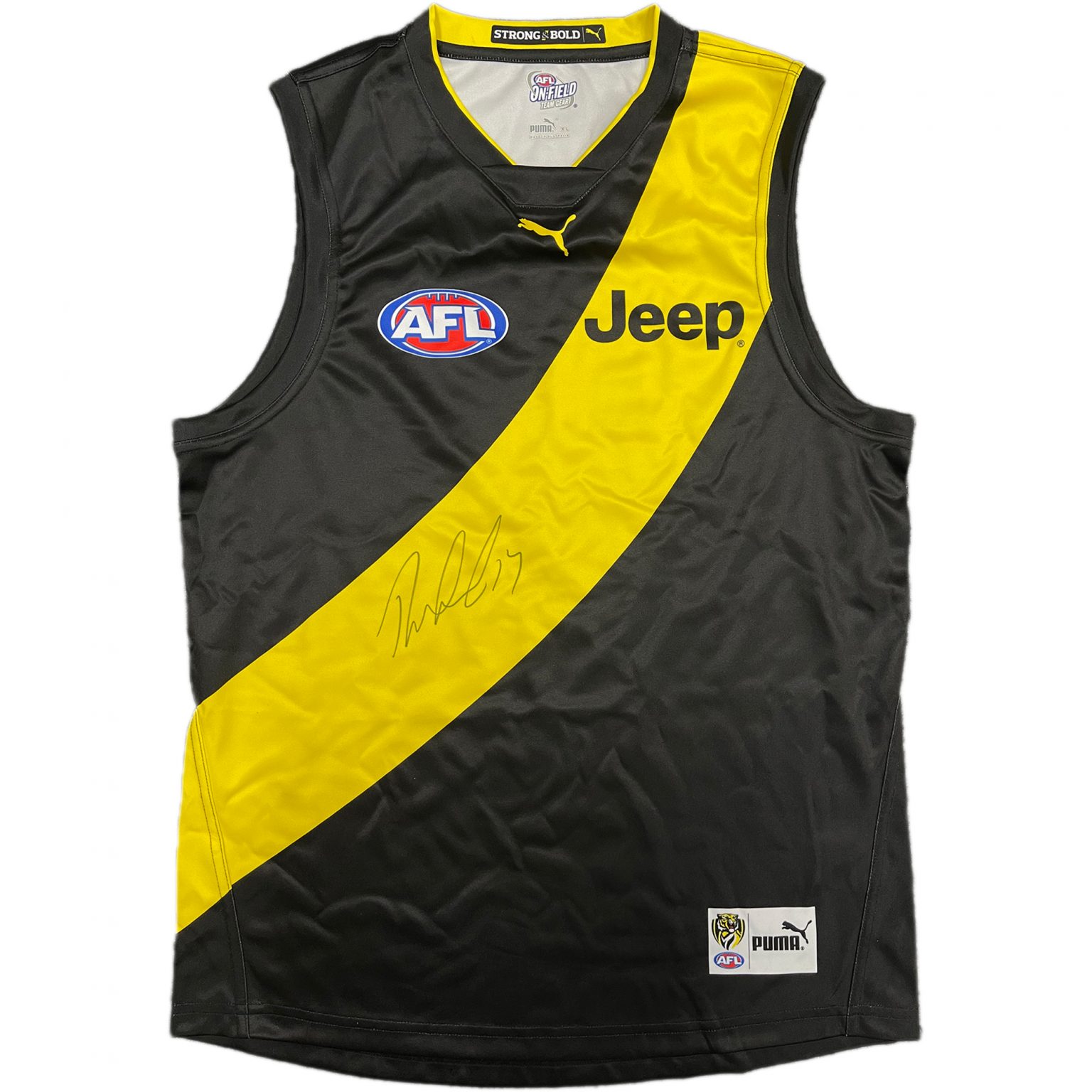 Richmond Tigers - Daniel Rioli Signed Limited Edition 2017 Guernsey in ...