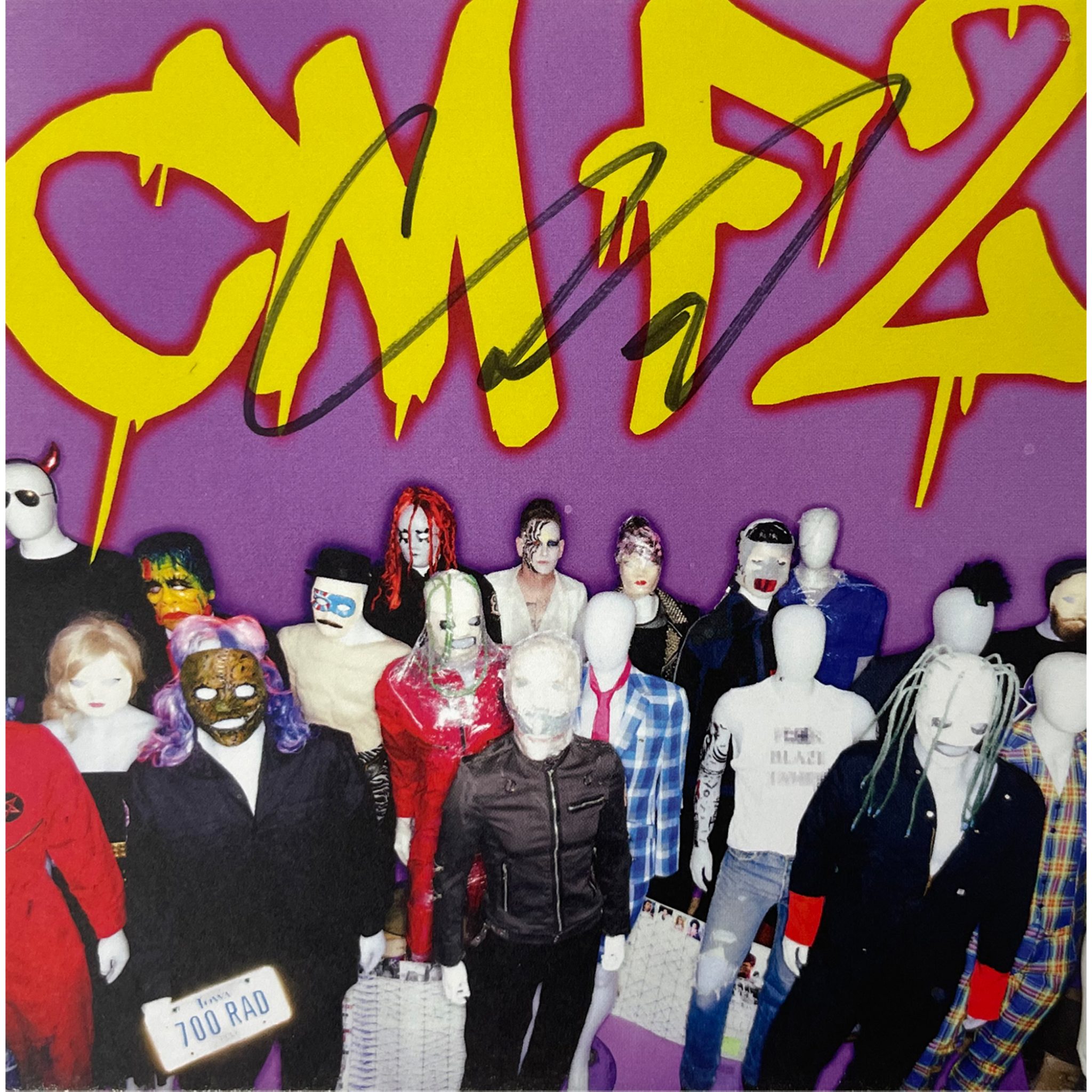 Corey Taylor - Signed & Framed CMF2 CD Cover Deluxe Display ...