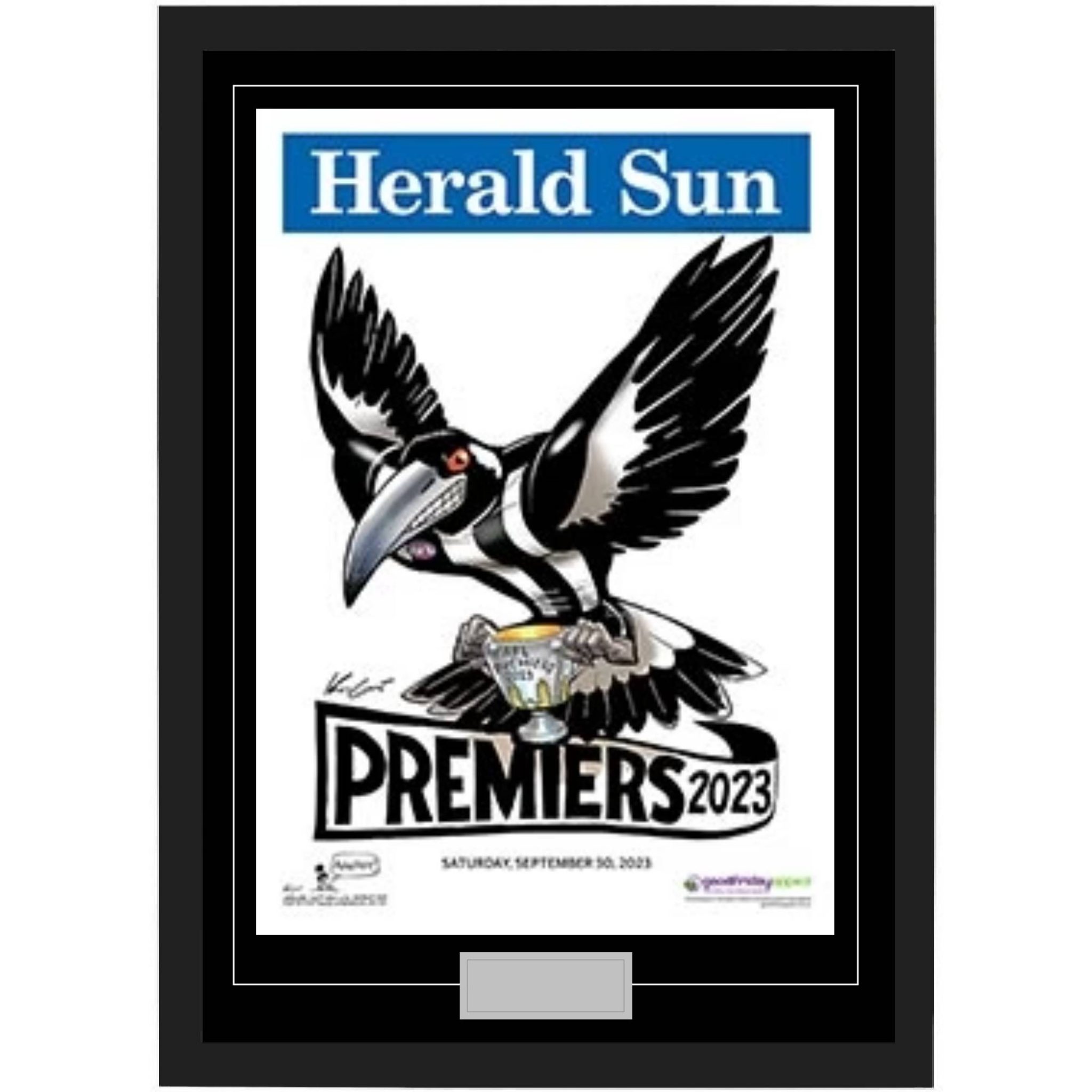 Collingwood Magpies – 2023 AFL Grand Final Premiership Mark Knight ...