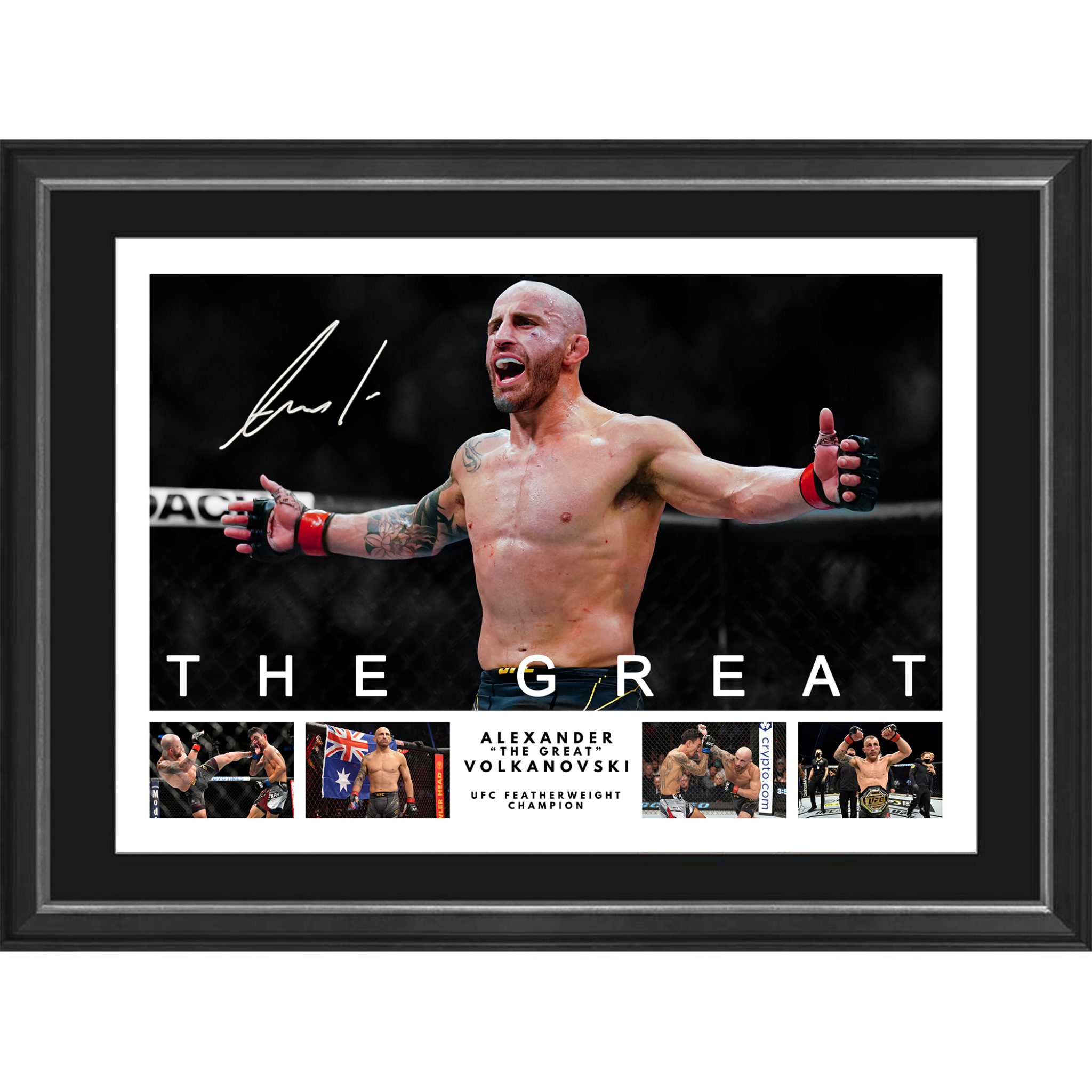 UFC - Alex Volkanovski Signed & Framed "The Great" Print | Taylormade ...