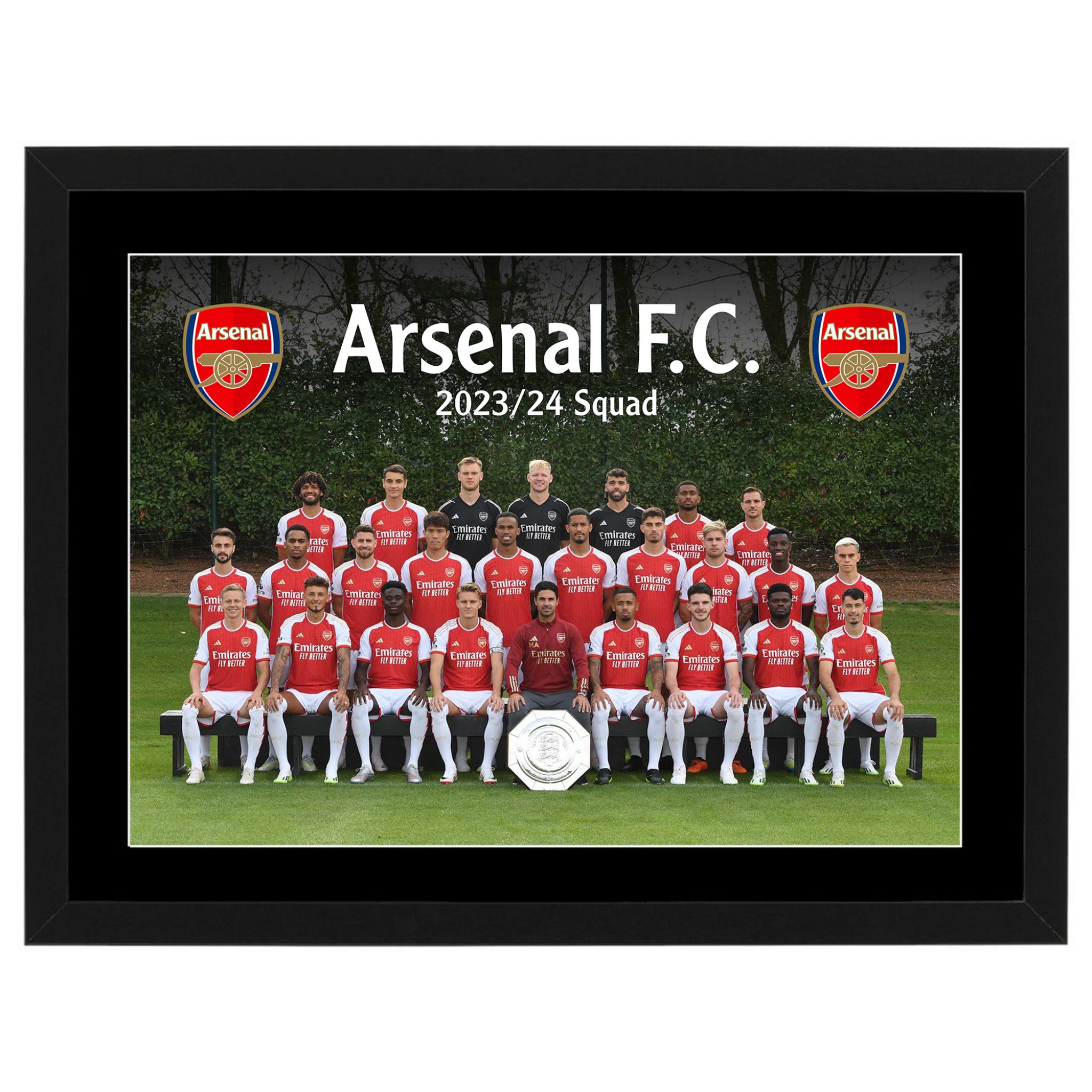 Soccer - Arsenal F.C. 2023/24 Squad Photo Framed Pre Print | Taylormade ...