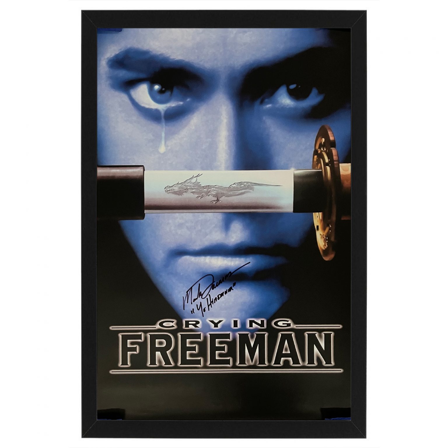 Khary Payton Signed & Framed Full Size The Walking Dead Movie Poster