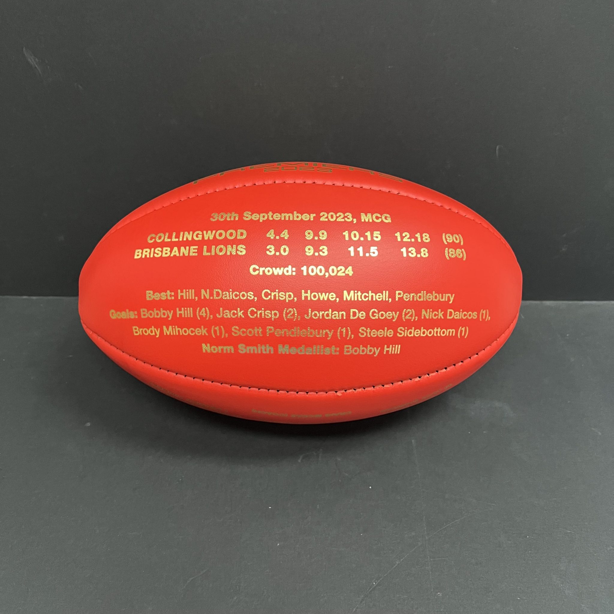 AFL Collingwood Magpies - Sherrin 2023 Premiers Football | Taylormade ...