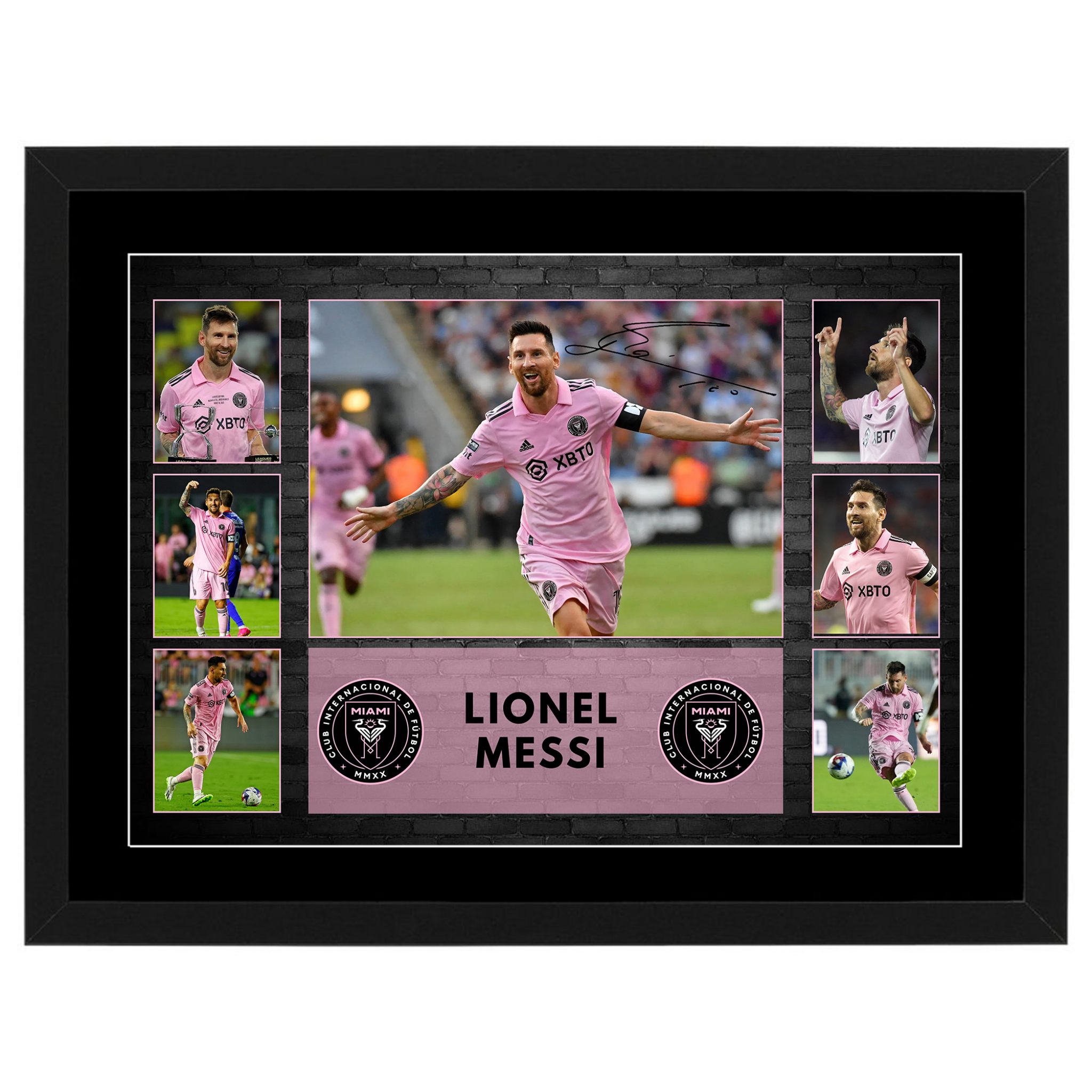 Soccer - LIONEL MESSI Inter Miami CF Framed Pre Print | Taylormade ...