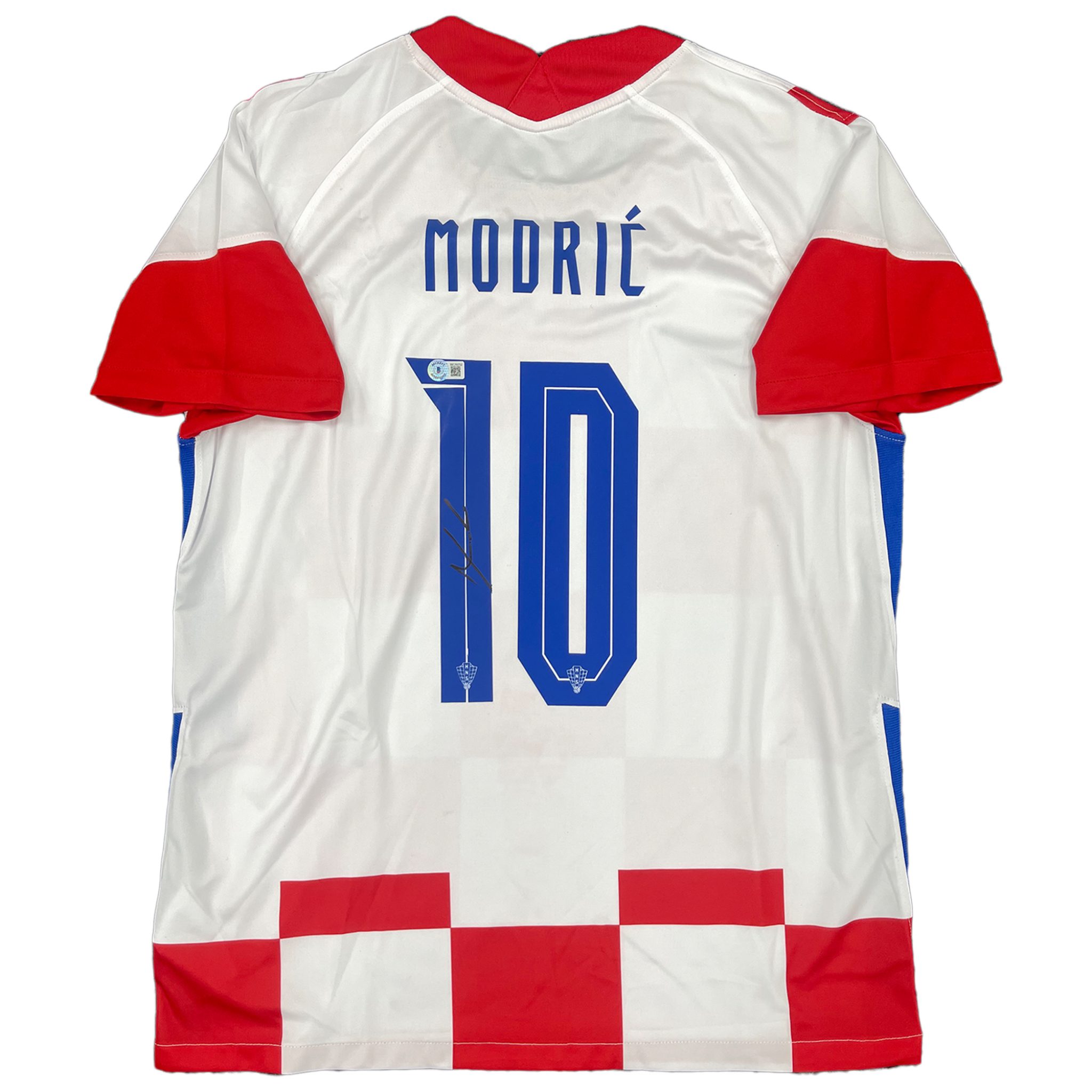 Soccer – Luka Modric Signed & Framed Croatia Jersey (Beckett COA ...