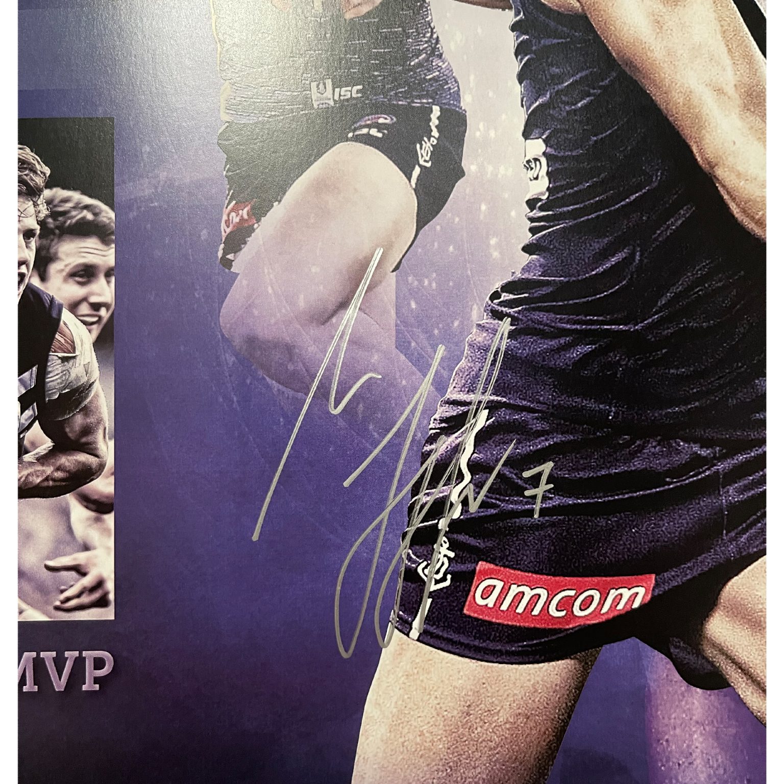 Fremantle Dockers - Nat Fyfe Signed & Framed AFL PA MVP Print ...
