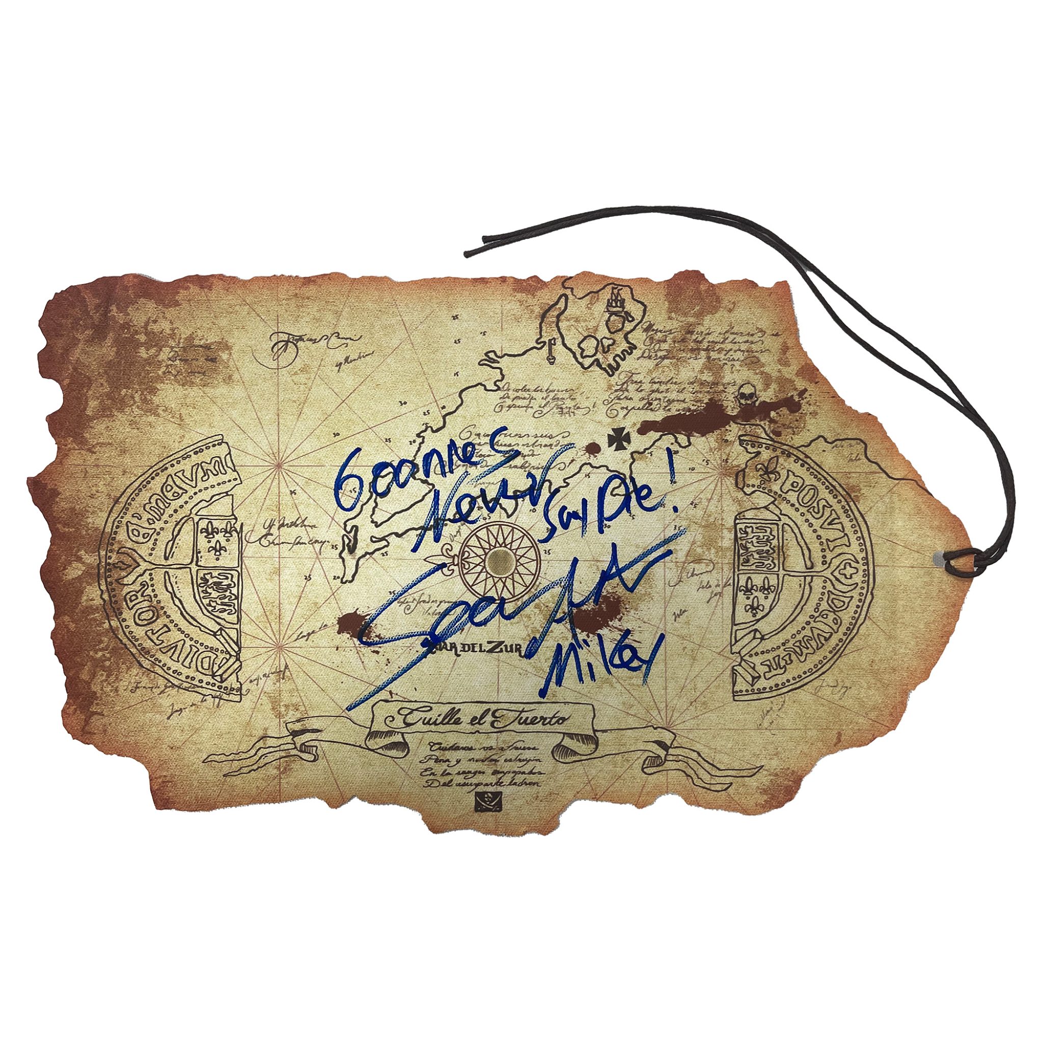 SEAN ASTIN Signed & Framed The Goonies Replica Treasure Map ...