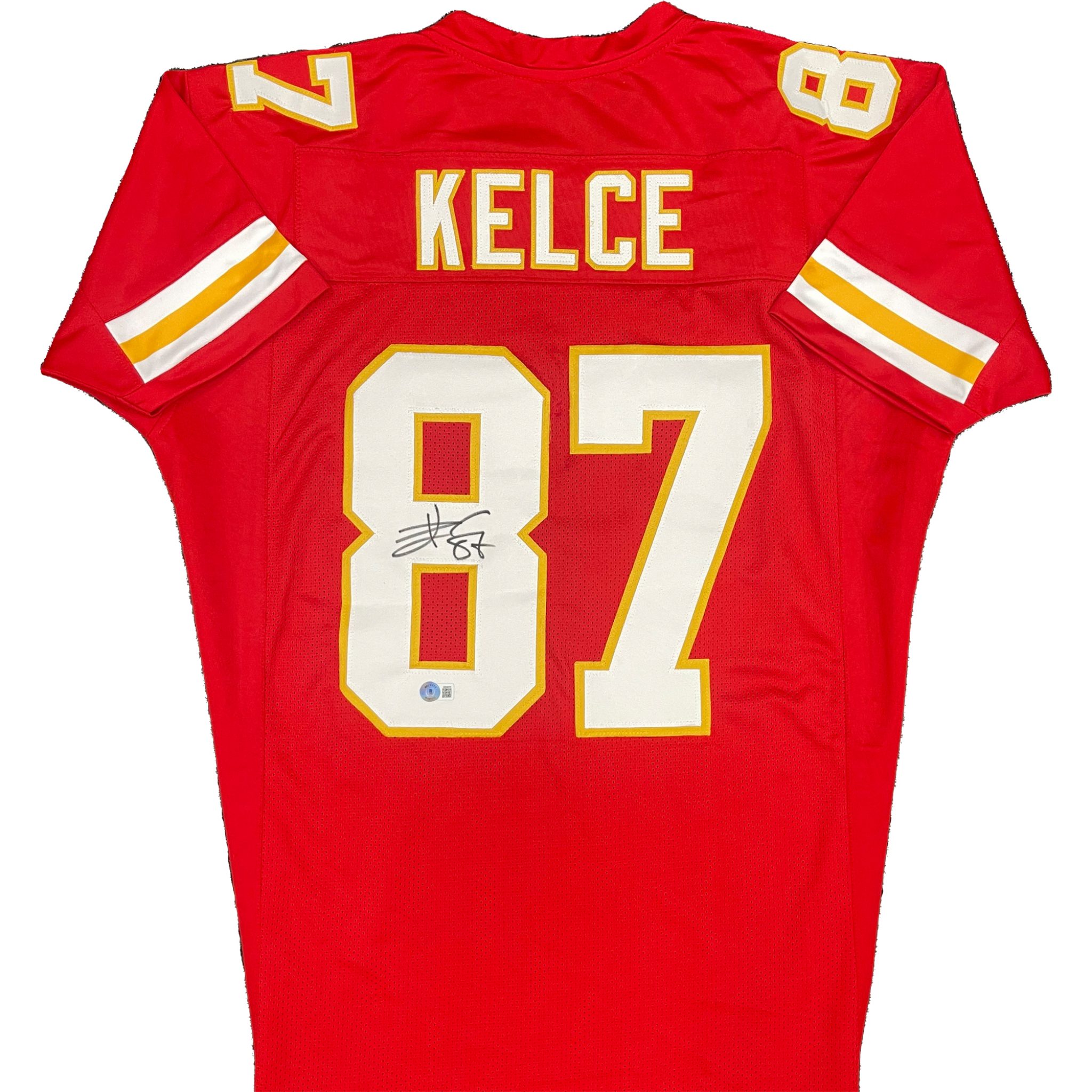 NFL – TRAVIS KELCE Signed & Framed Kansas City Chiefs Jersey (Beckett ...