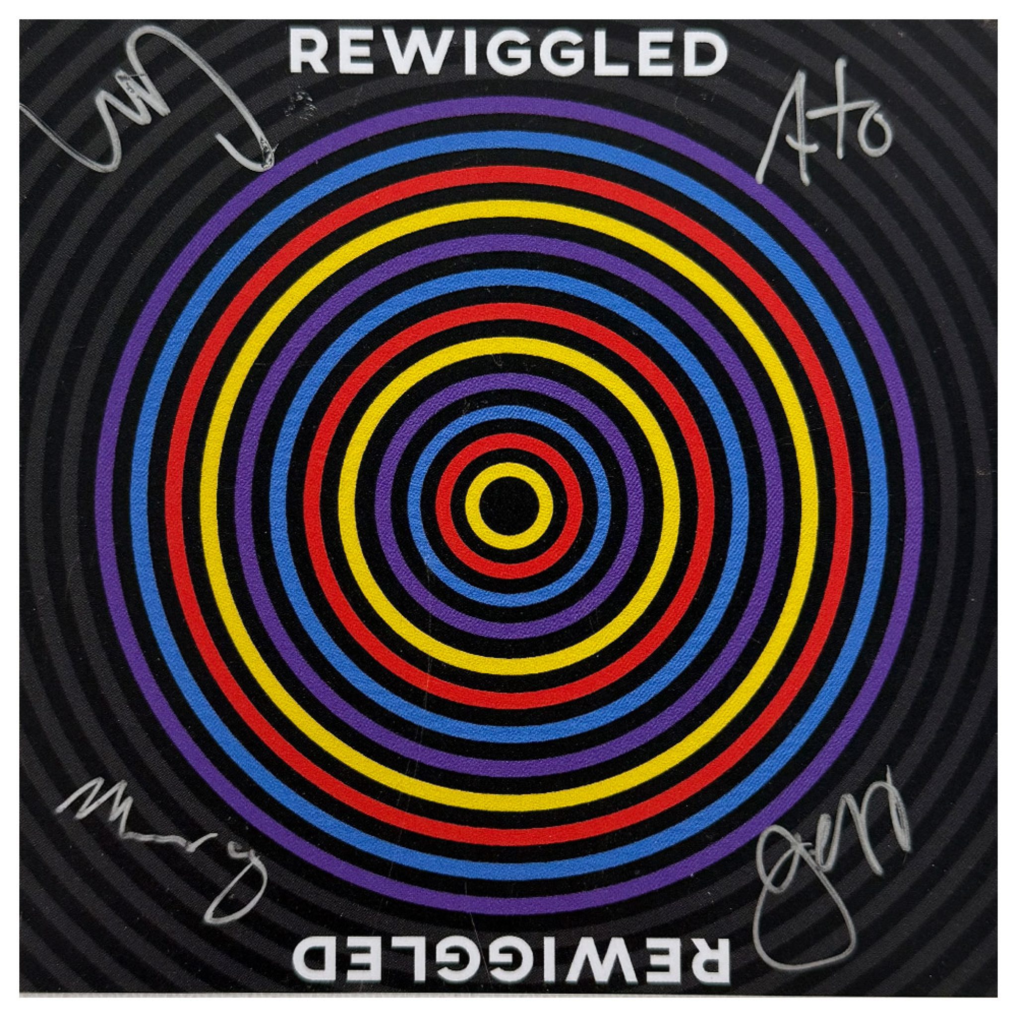 THE WIGGLES - Signed & Framed REWIGGLED CD Cover Deluxe Display ...