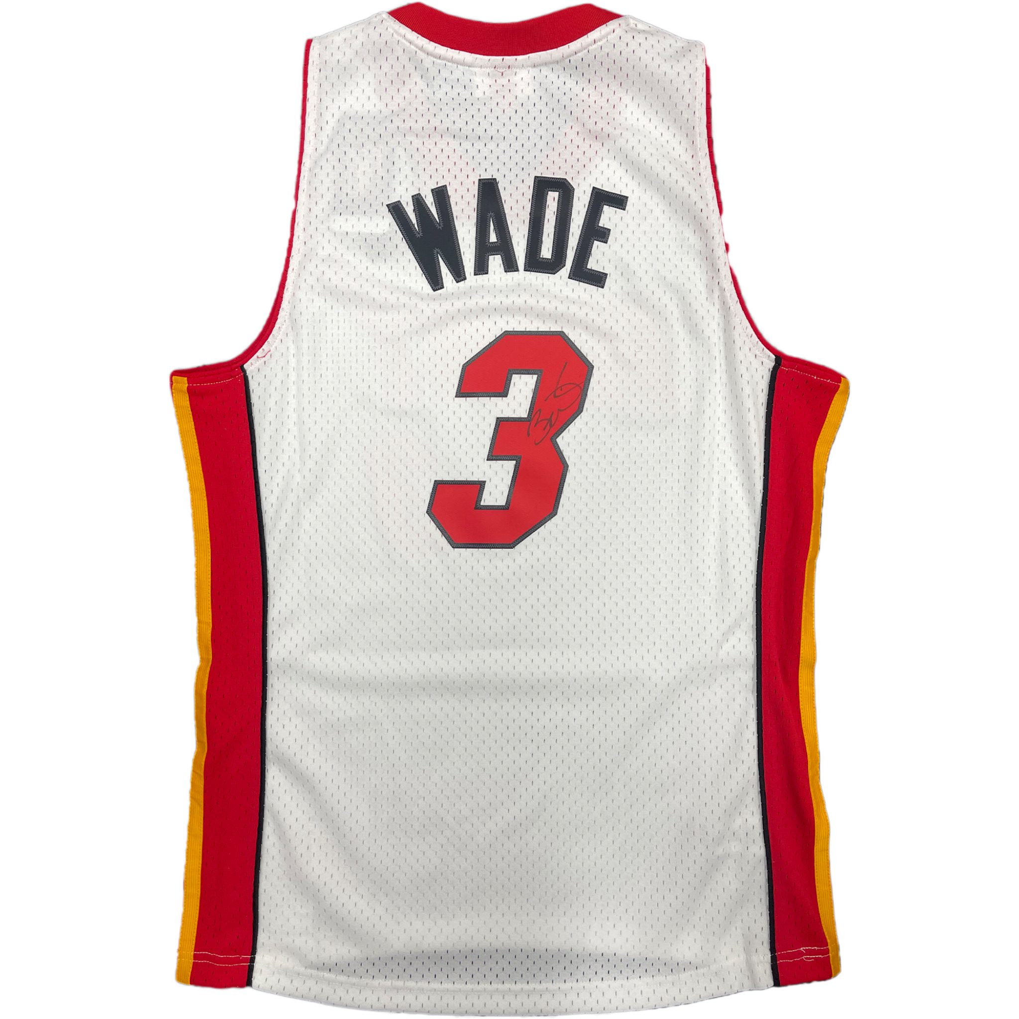 Basketball - Dwyane Wade Signed Miami Heat White Jersey | Taylormade ...