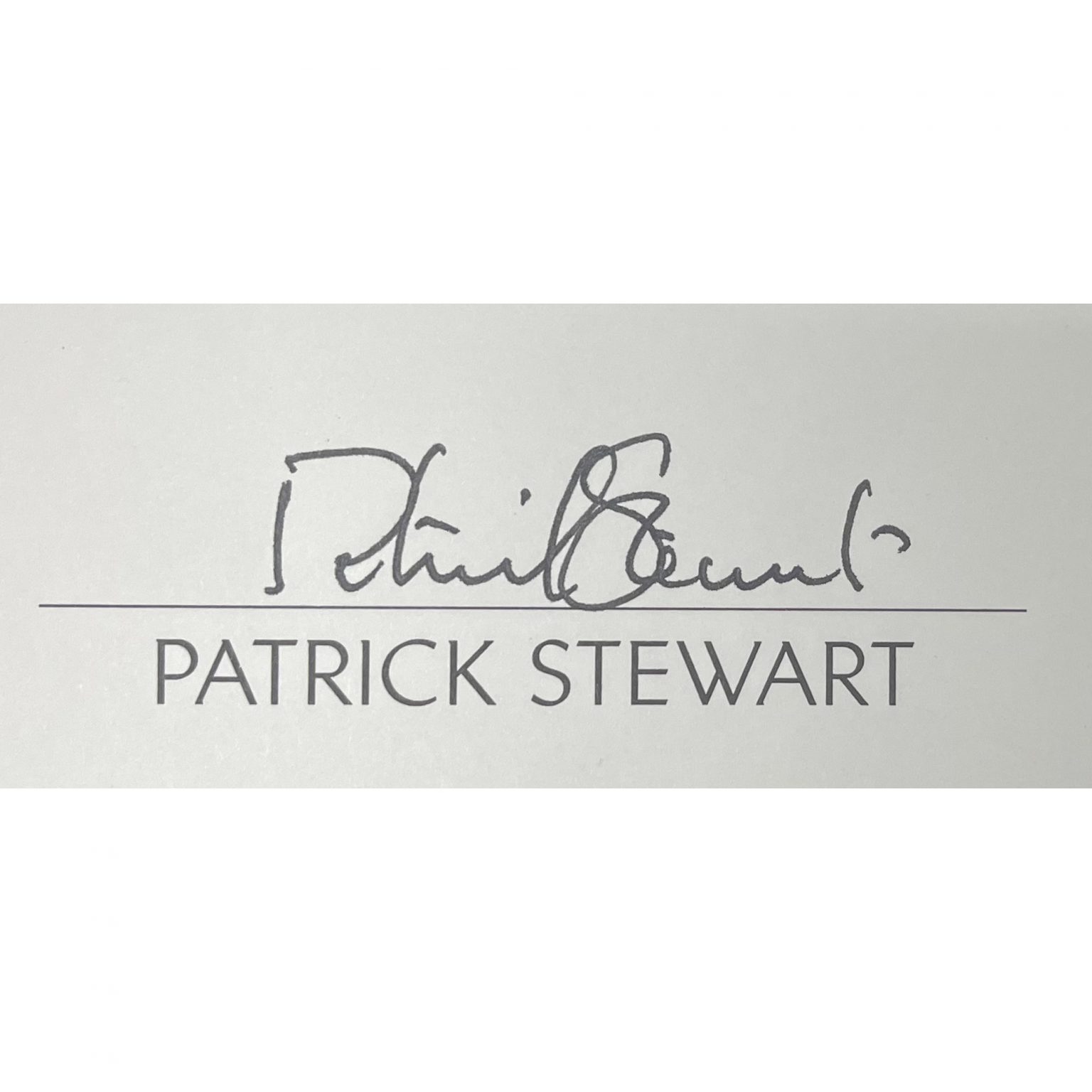 Patrick Stewart Signed & Framed Book Cut | Taylormade Memorabilia ...