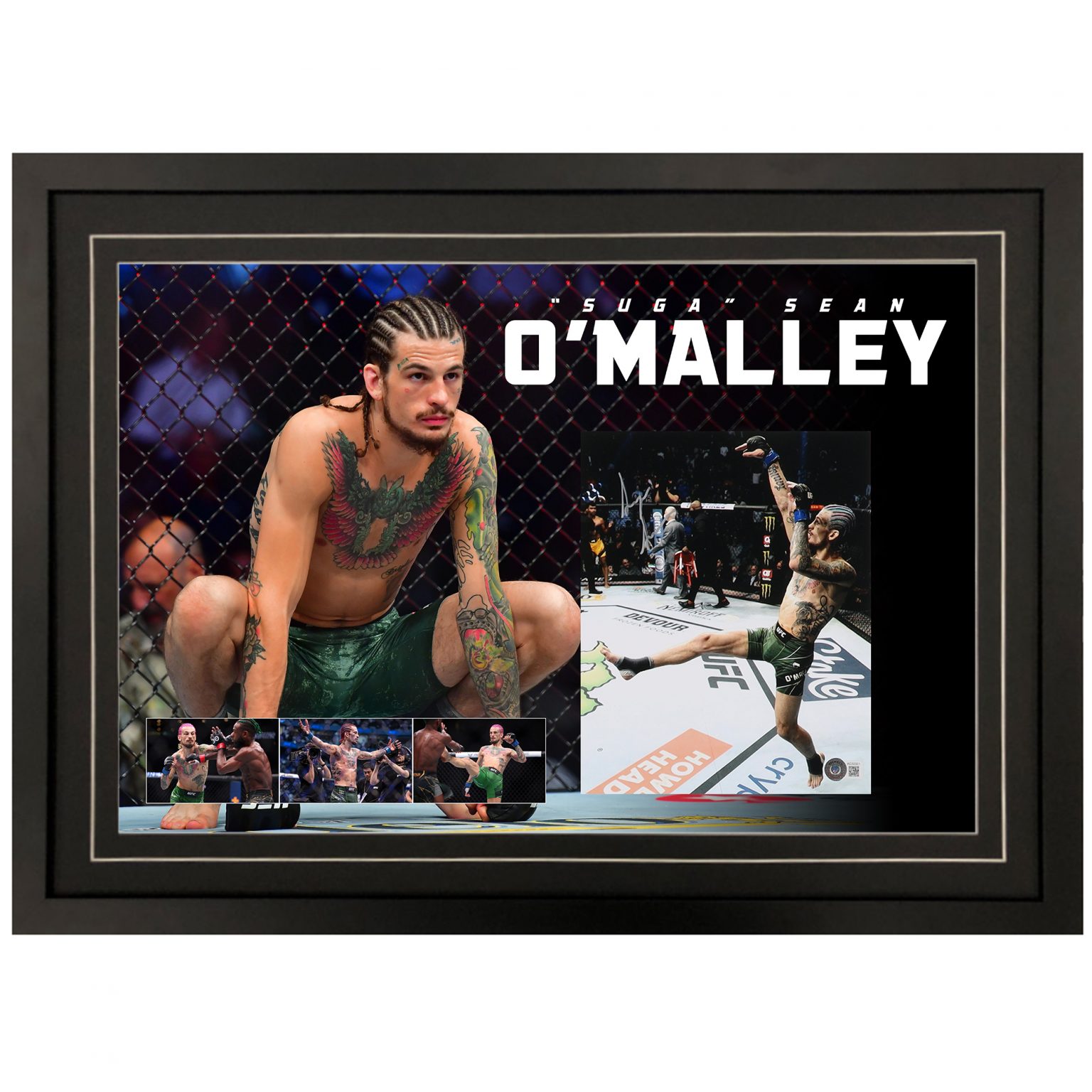 UFC – SUGA SEAN O'MALLEY Signed & Framed 8x10 Photo (Beckett Hologram ...