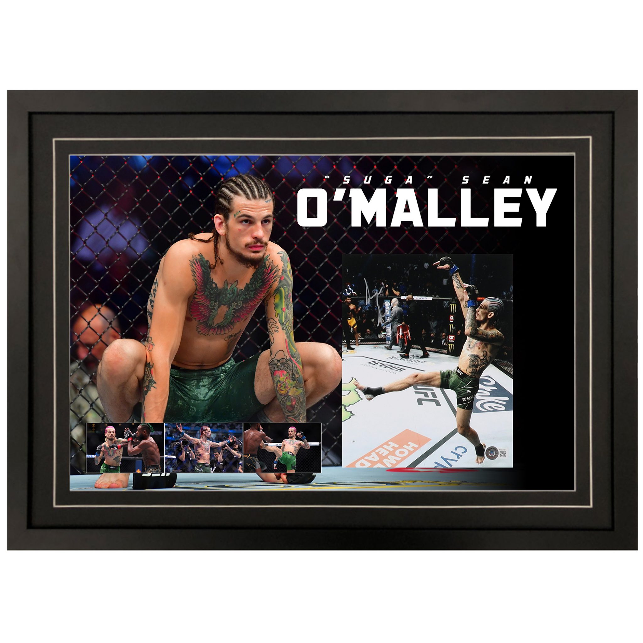 UFC – SUGA SEAN O'MALLEY Signed & Framed 8x10 Photo (Beckett Hologram ...