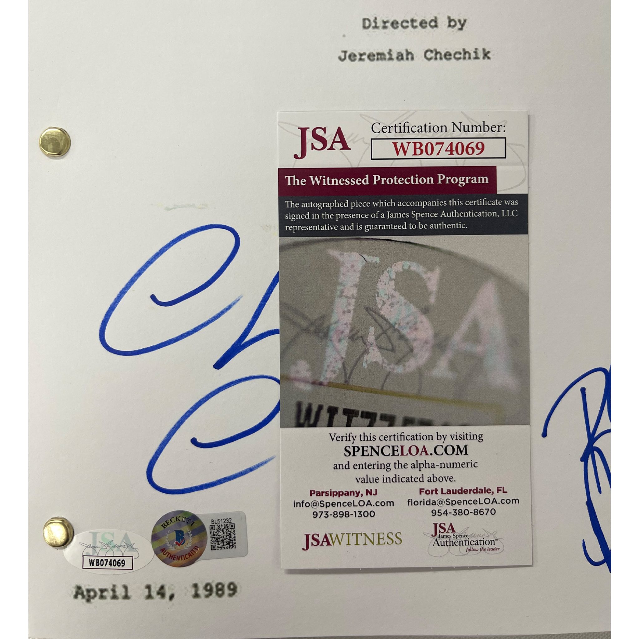 Chevy Chase & Beverly D'Angelo Signed & Framed "National Lampoon's ...