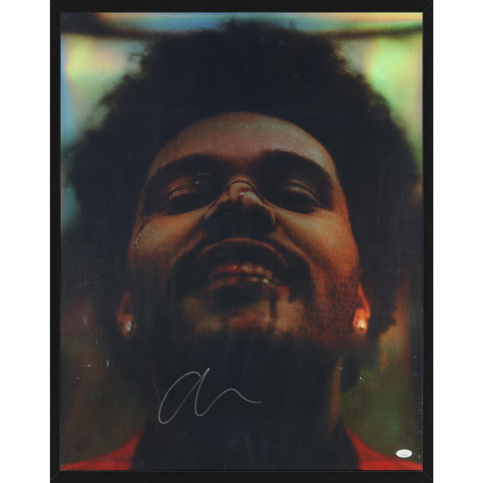 Music - The Weeknd Signed & Framed "After Hours" 27x40 Poster (JSA COA ...
