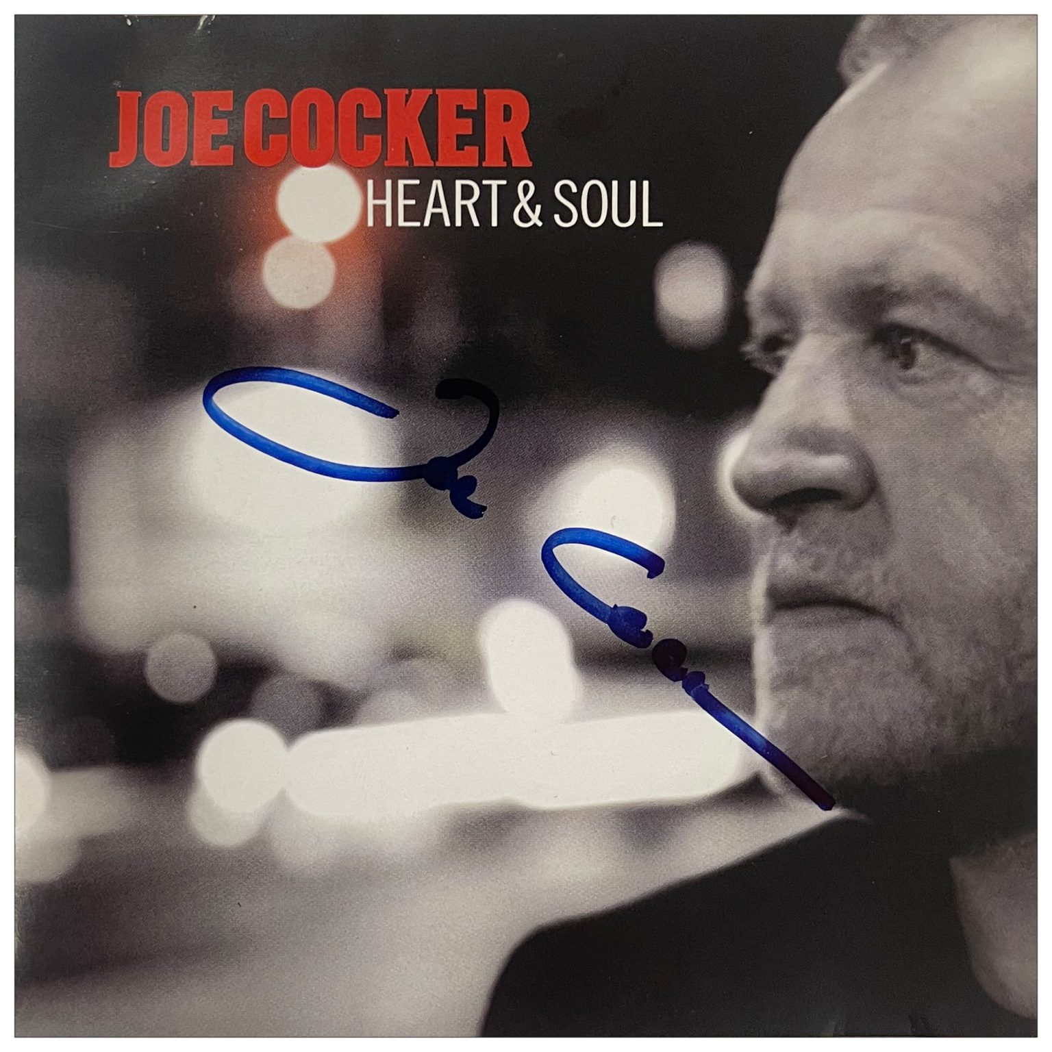 JOE COCKER Signed & Framed Heart & Soul CD Cover Deluxe Display ...