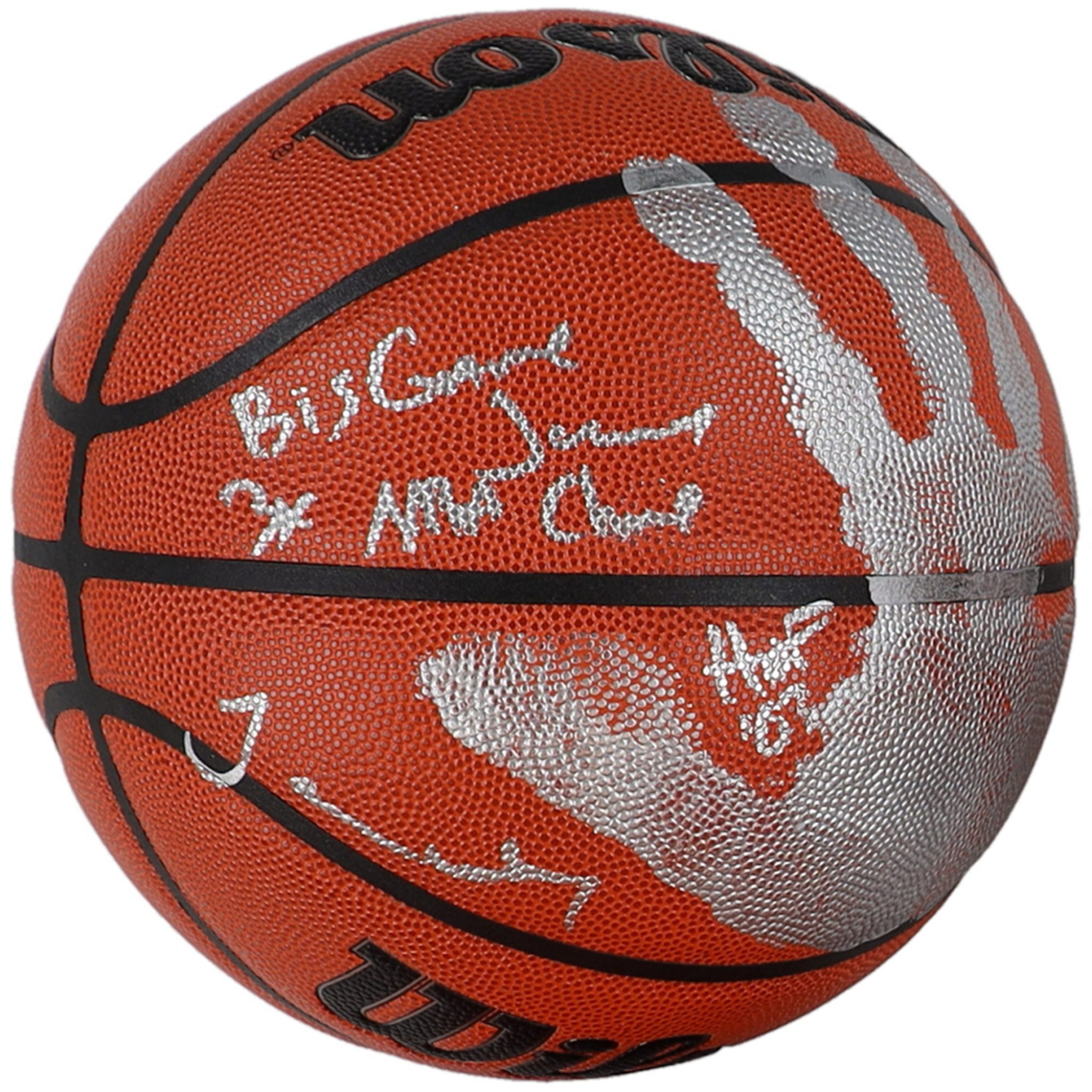 Basketball - JAMES WORTHY Hand Signed & Inscribed NBA Basketball With ...