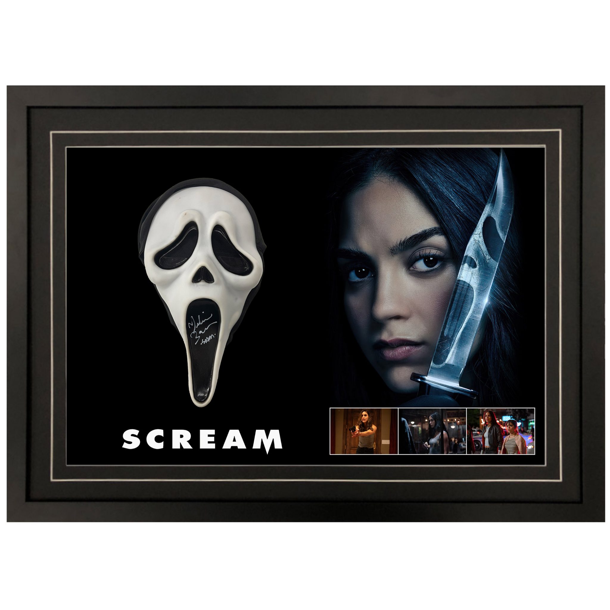 Scream - Melissa Barrera Signed & Framed Ghostface Mask (JSA COA ...