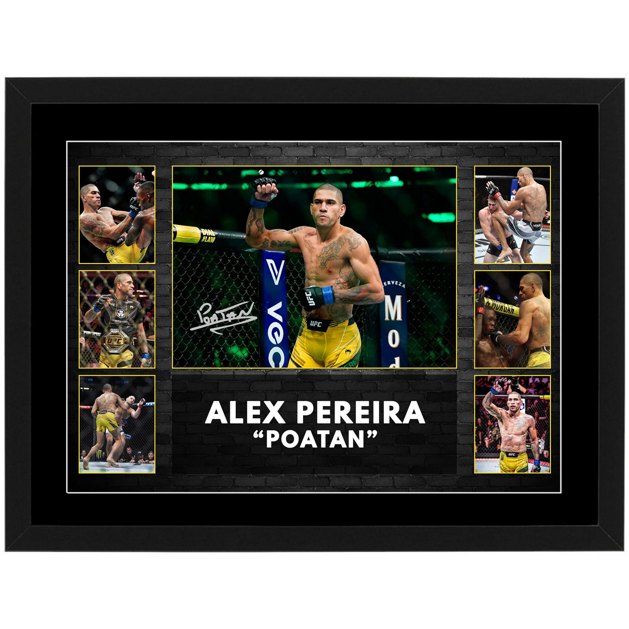 UFC - Alex Pereira Framed Pre Print Collage | Taylormade Memorabilia ...