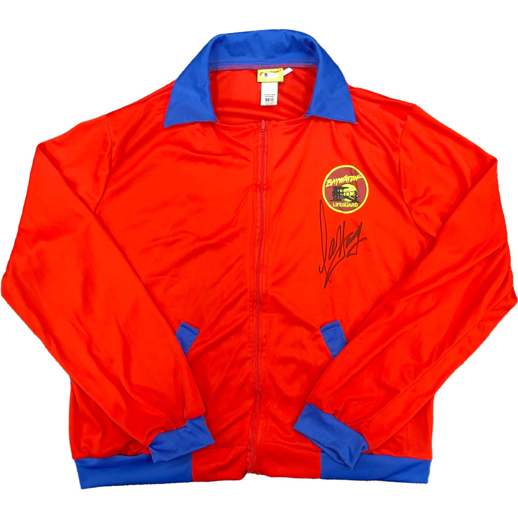 DAVID HASSELHOFF Signed & Framed Baywatch Lifeguard Jacket (Beckett ...