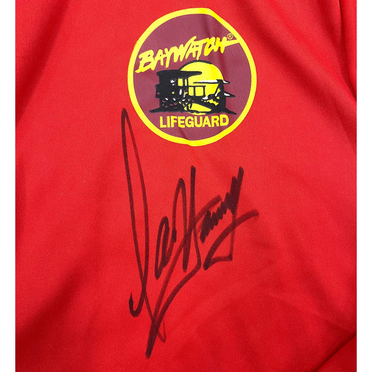 DAVID HASSELHOFF Signed & Framed Baywatch Lifeguard Jacket (Beckett ...