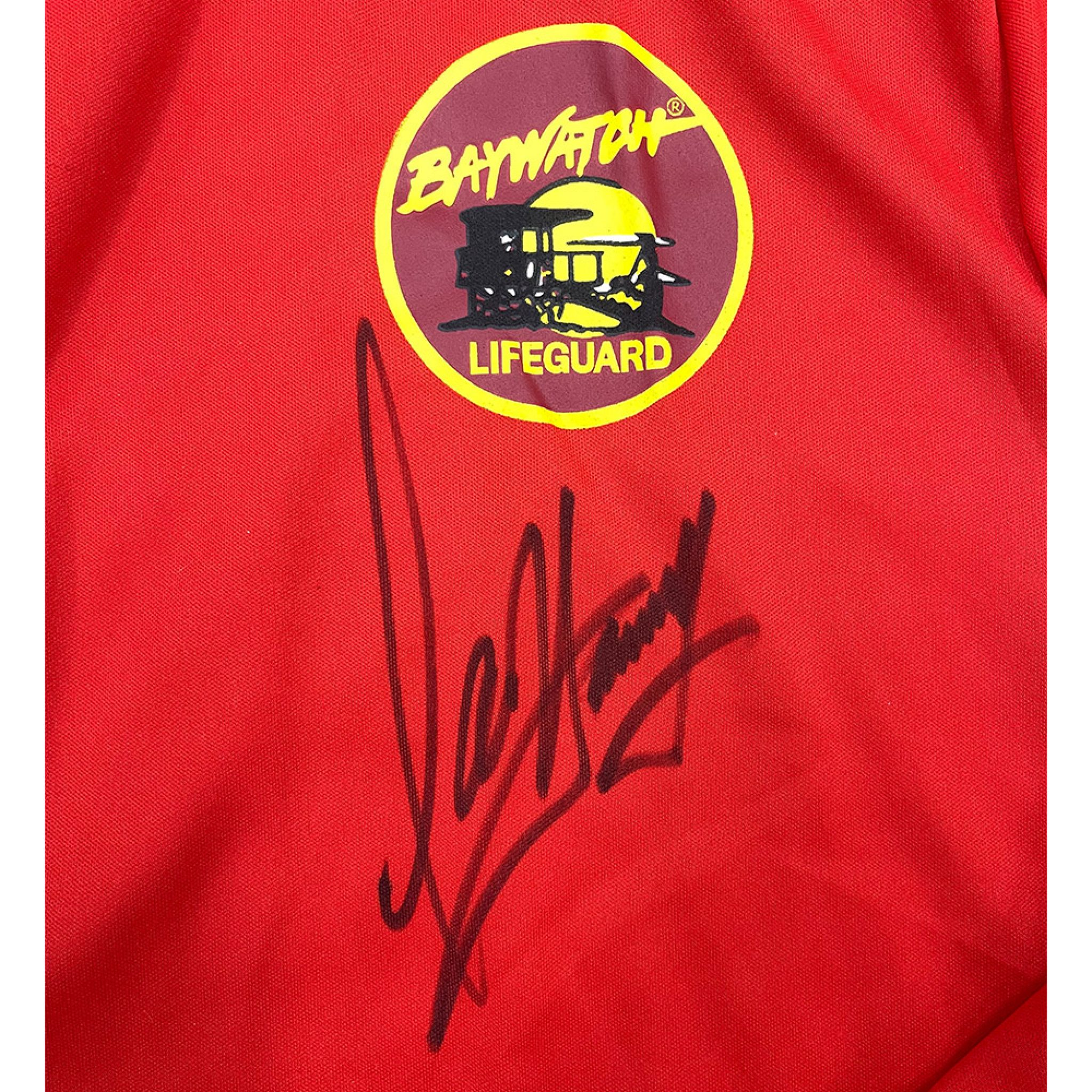 DAVID HASSELHOFF Signed & Framed Baywatch Lifeguard Jacket (Beckett ...