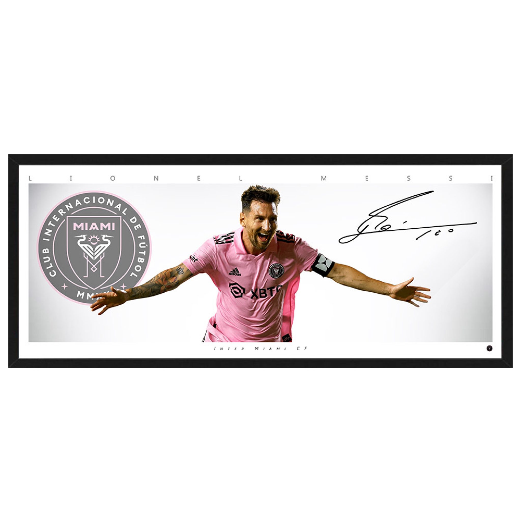 Soccer - LIONEL MESSI Inter Miami CF Mini Wings Framed Print ...