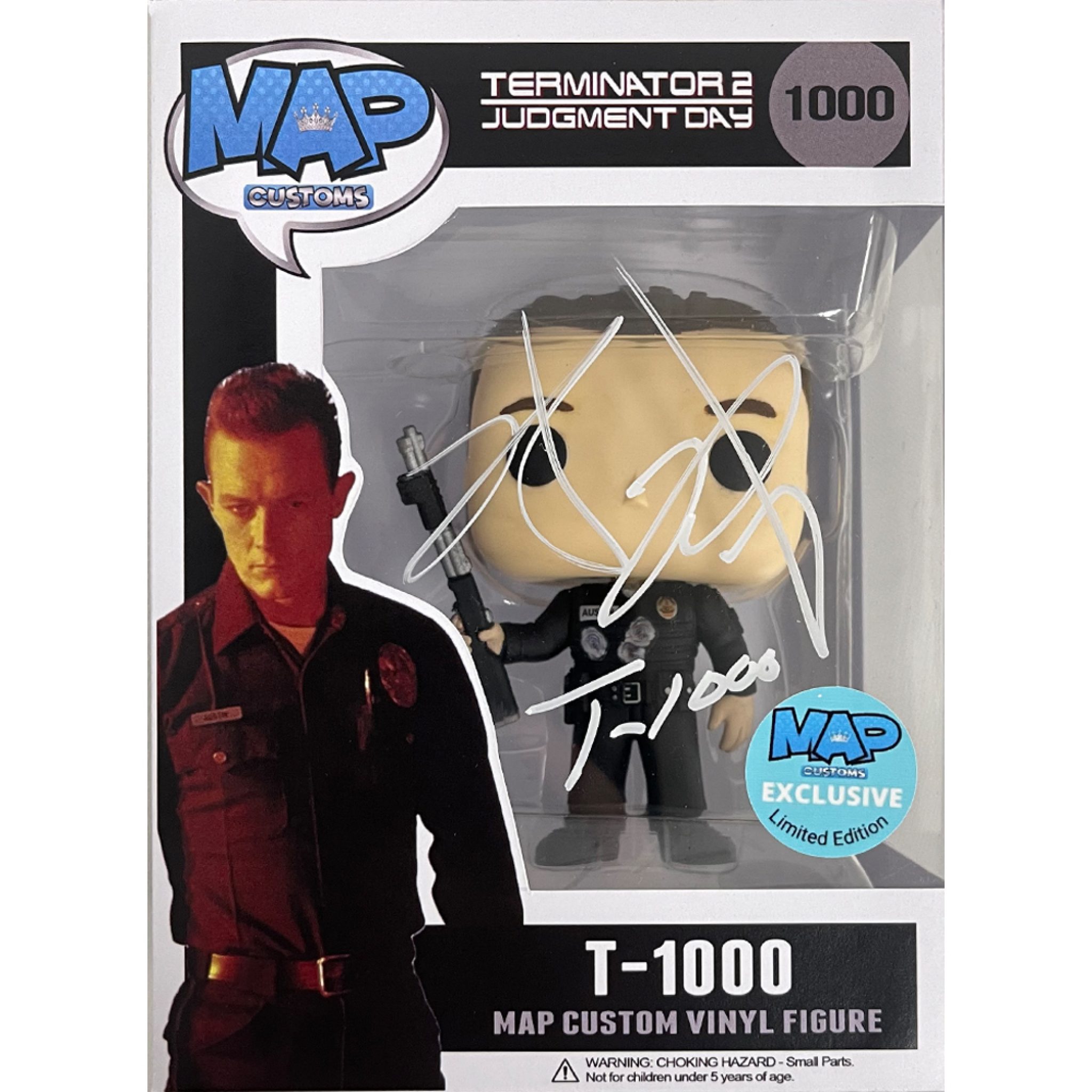 Robert Patrick - "Terminator 2" T-1000 #1000 Autographed Custom Made ...