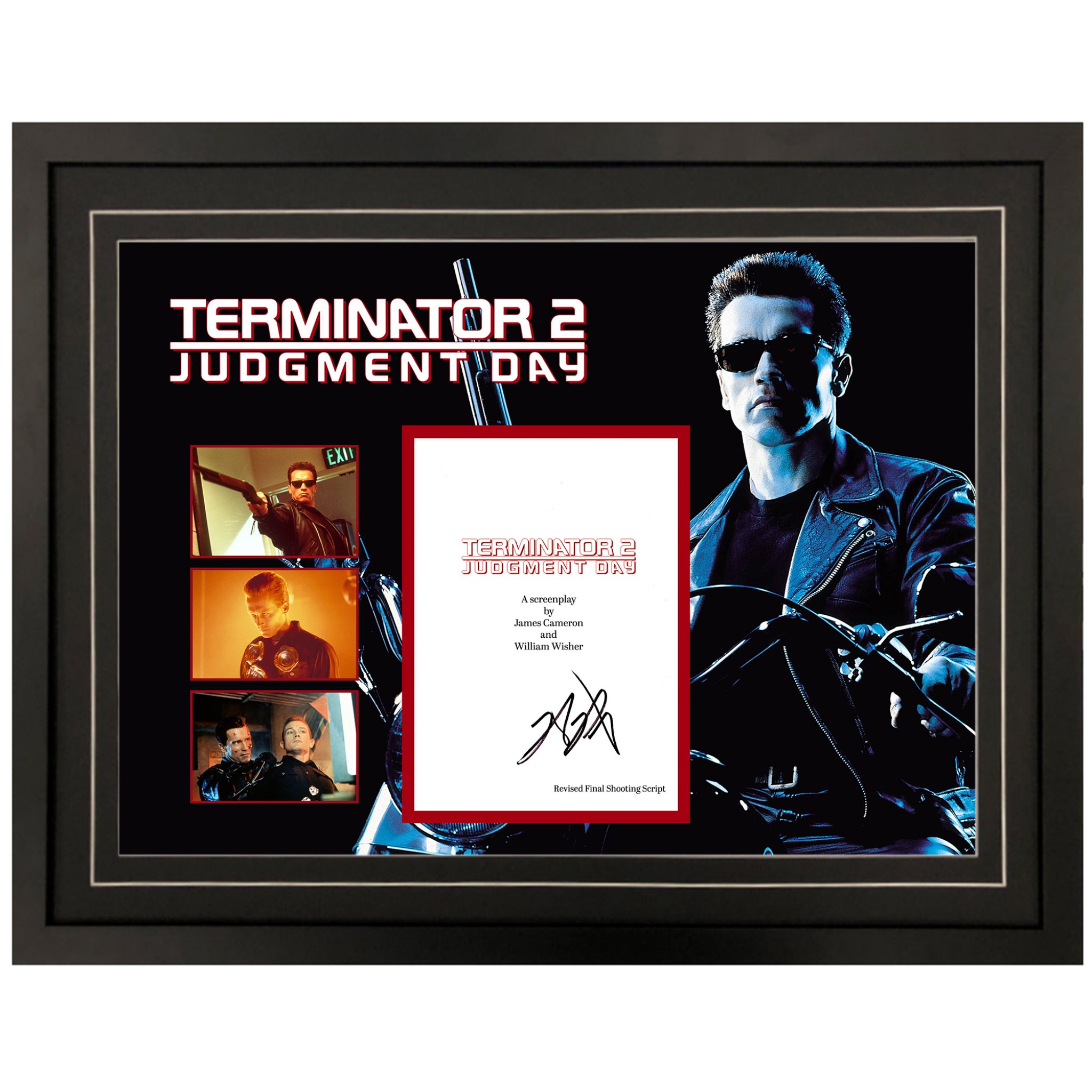 Robert Patrick - Signed & Framed "Terminator 2: Judgement Day" Shooting ...