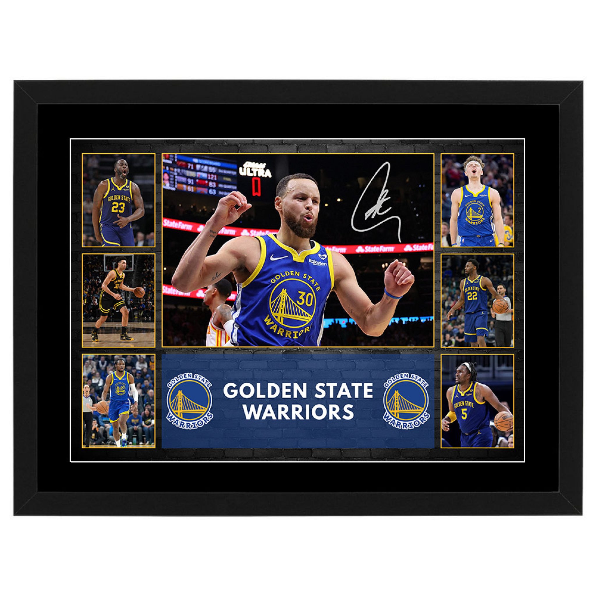 GOLDEN STATE WARRIORS 2024 Framed Pre Print Collage | Taylormade ...