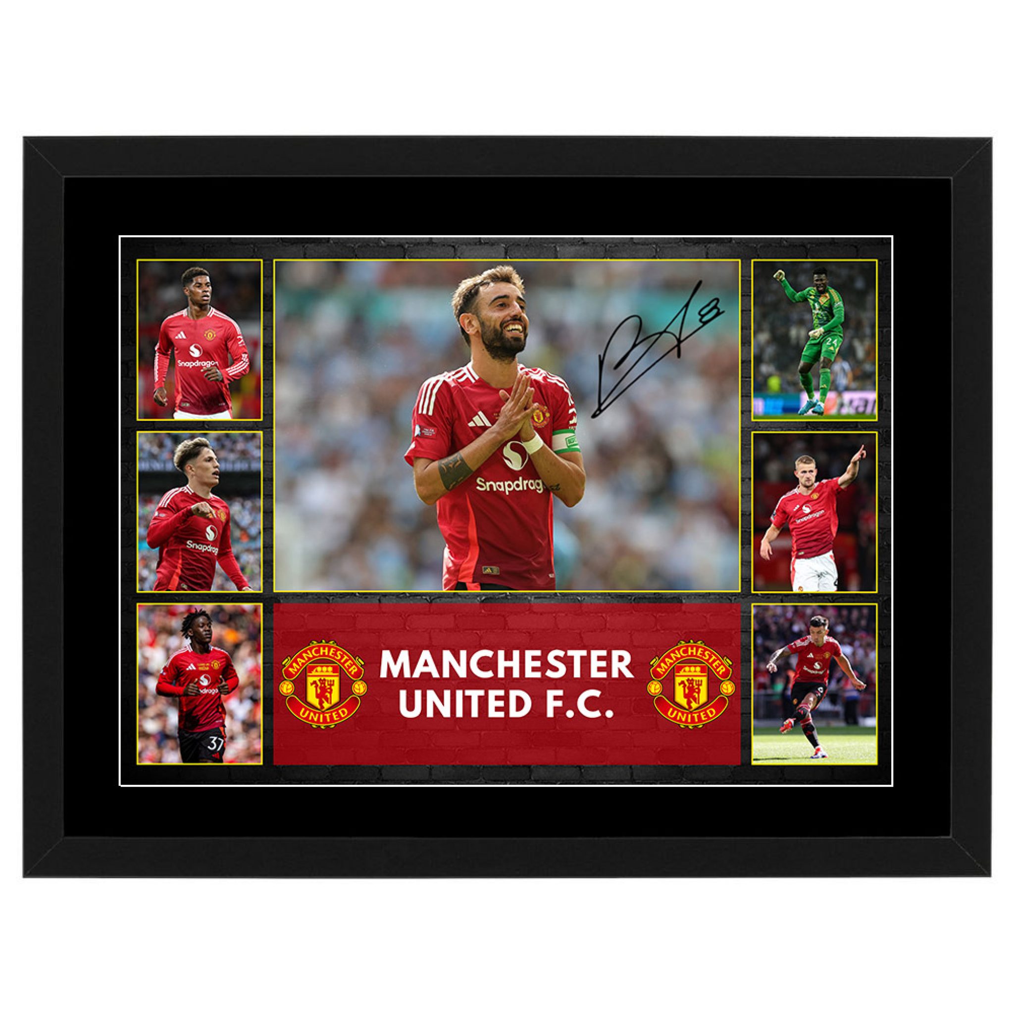 Soccer - Manchester United 2024 Framed Pre Print Collage | Taylormade ...
