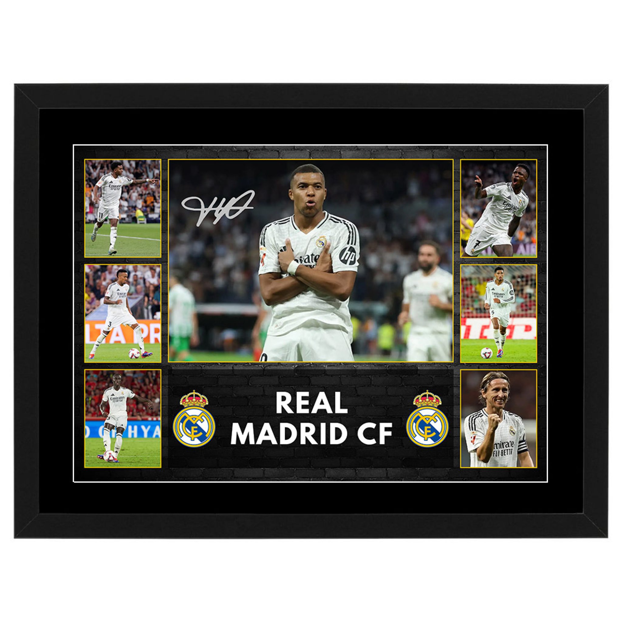 Soccer - Real Madrid CF 2024 Framed Pre Print Collage | Taylormade ...